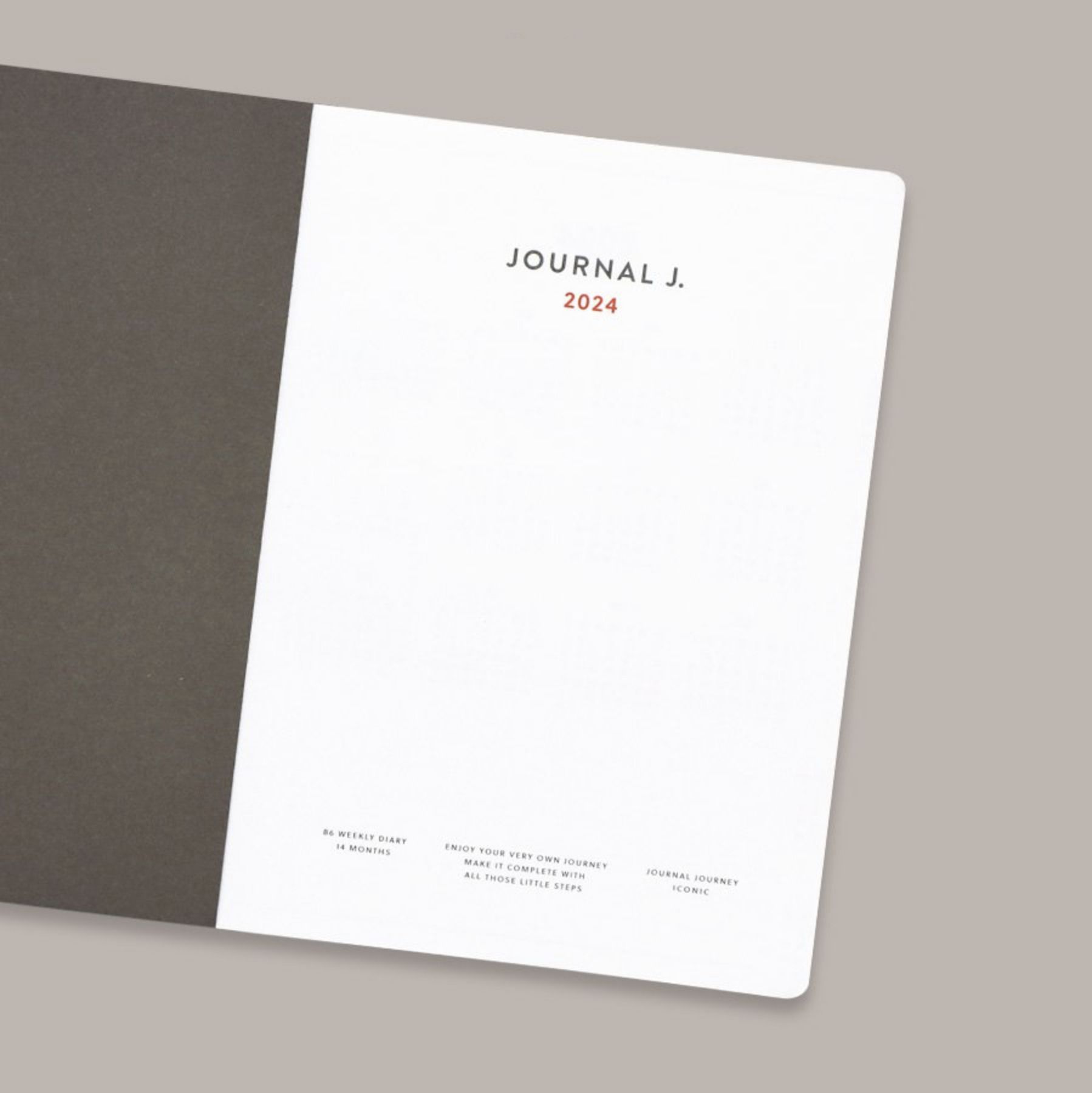 MochiThings: 2024 Small Journal J Planner