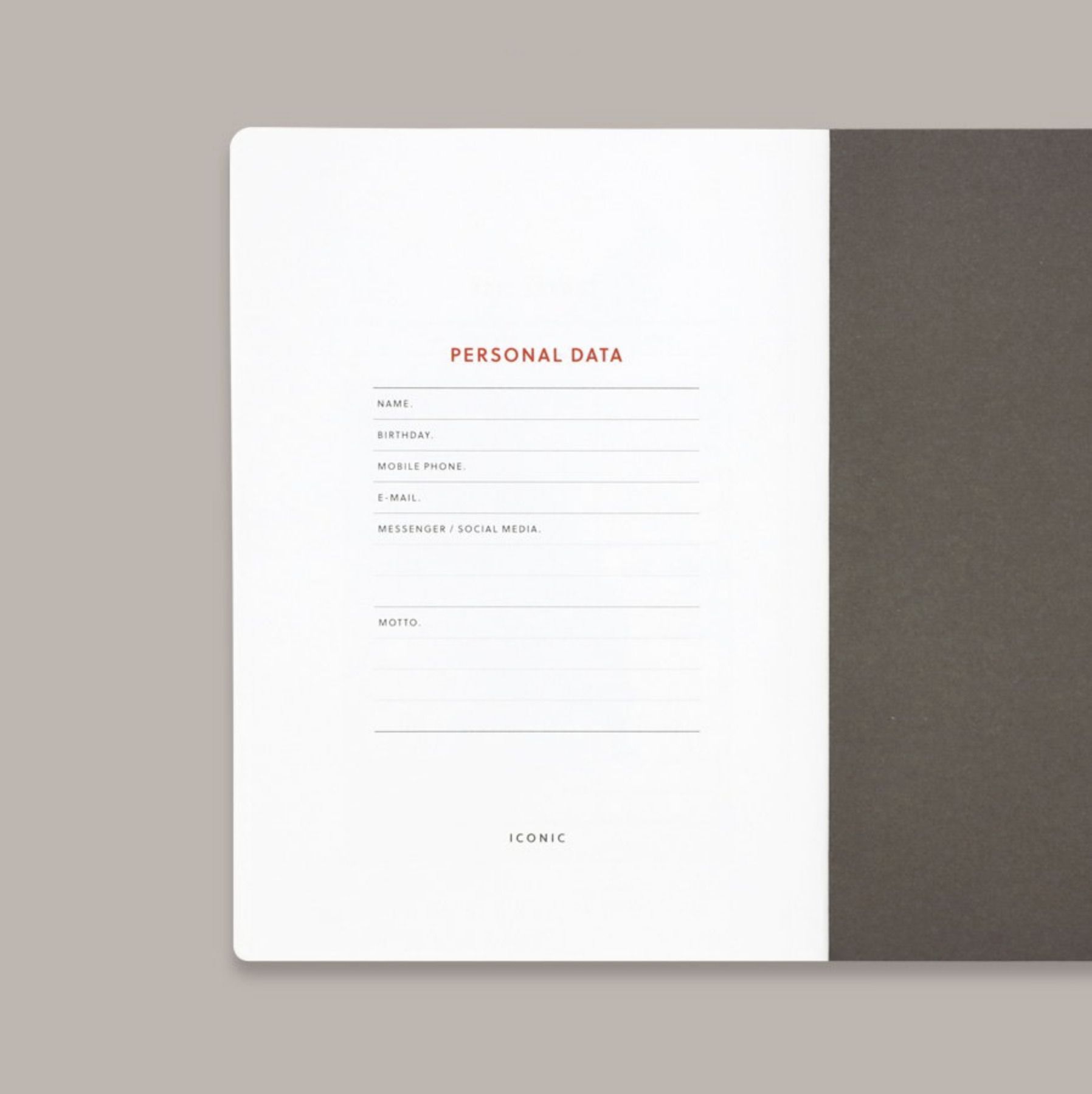 MochiThings: 2024 Small Journal J Planner