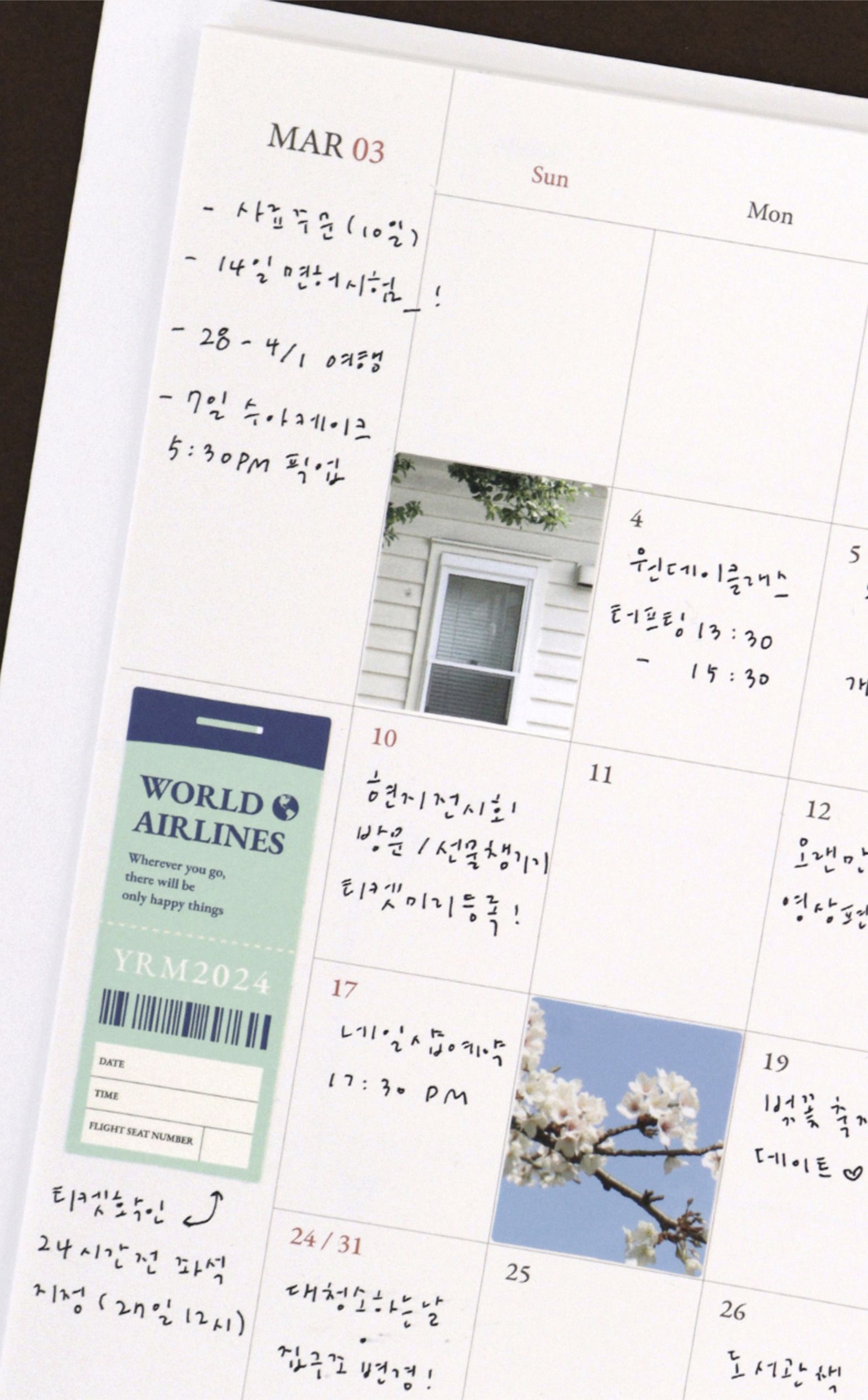 MochiThings: 2024 Tokyo Diary Weekly Planner