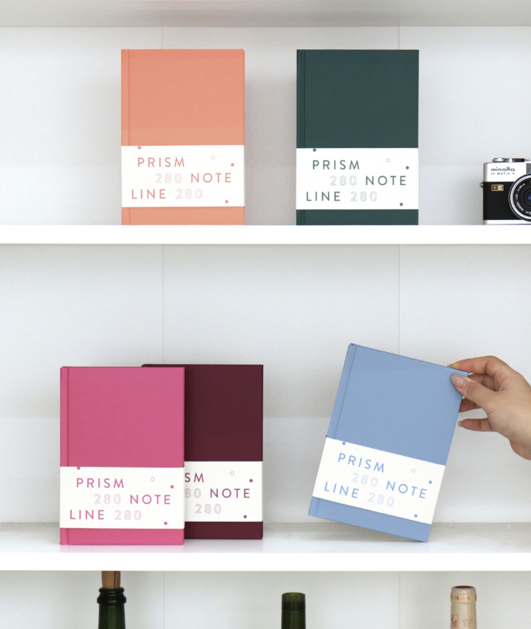 MochiThings: Prism B6 280p Hardcover Lined Notebook v2