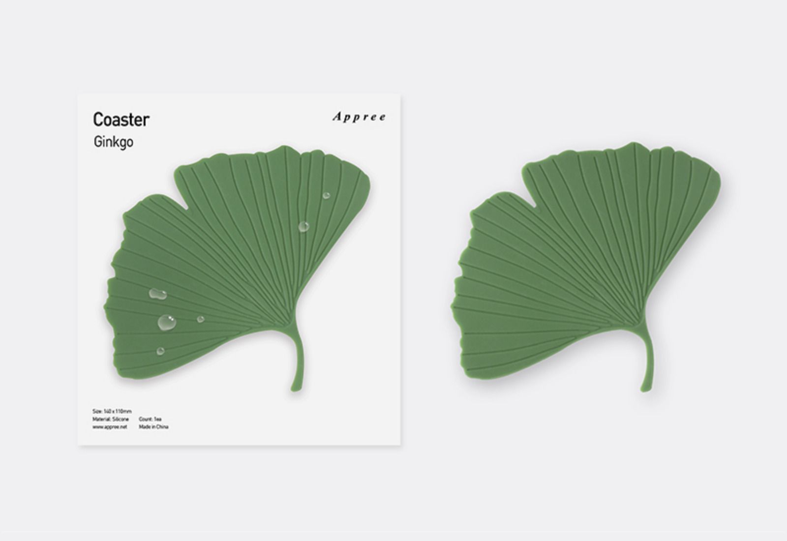 MochiThings: Ginkgo Tea Coaster