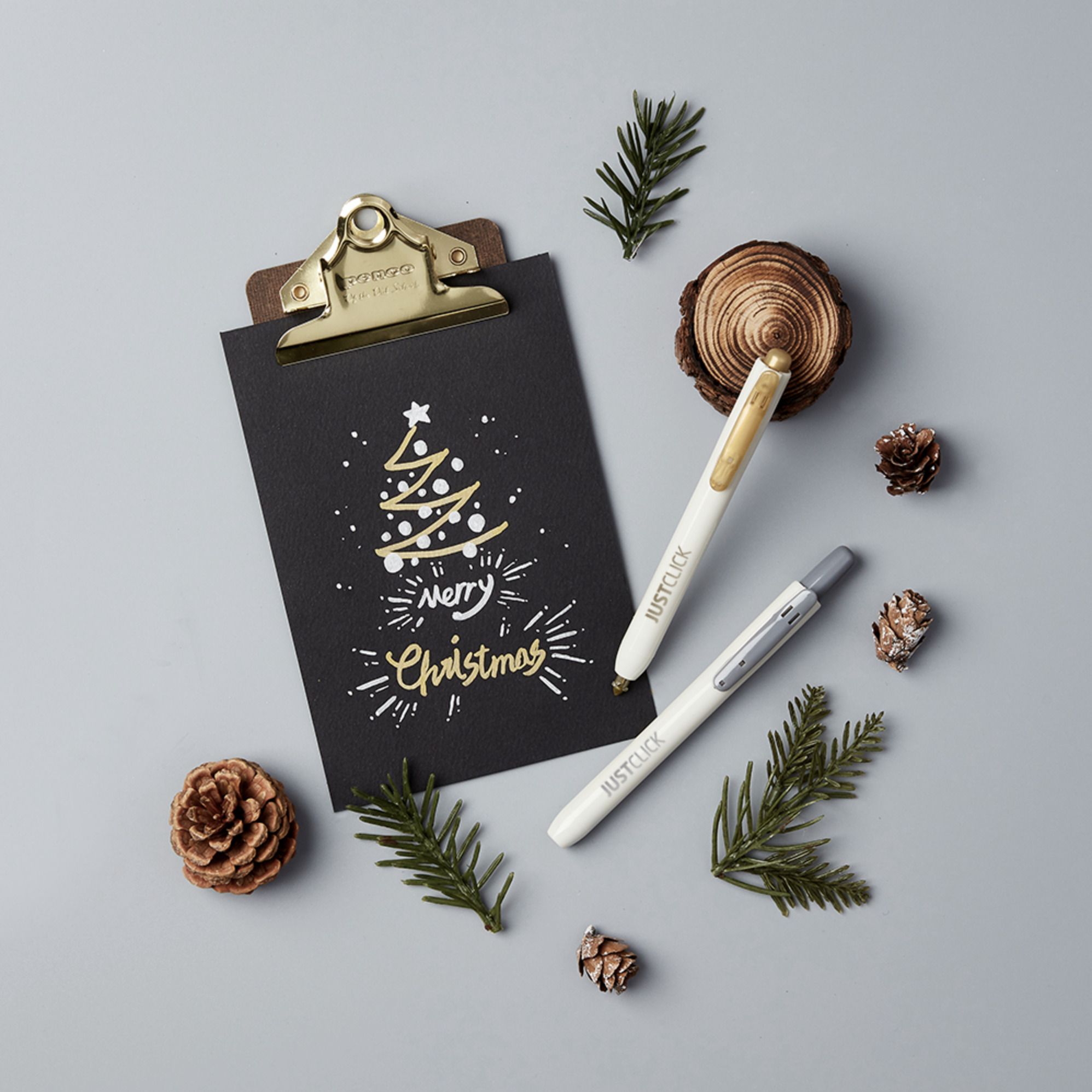 MochiThings: 12pcs Small Metallic Retractable Marker Set