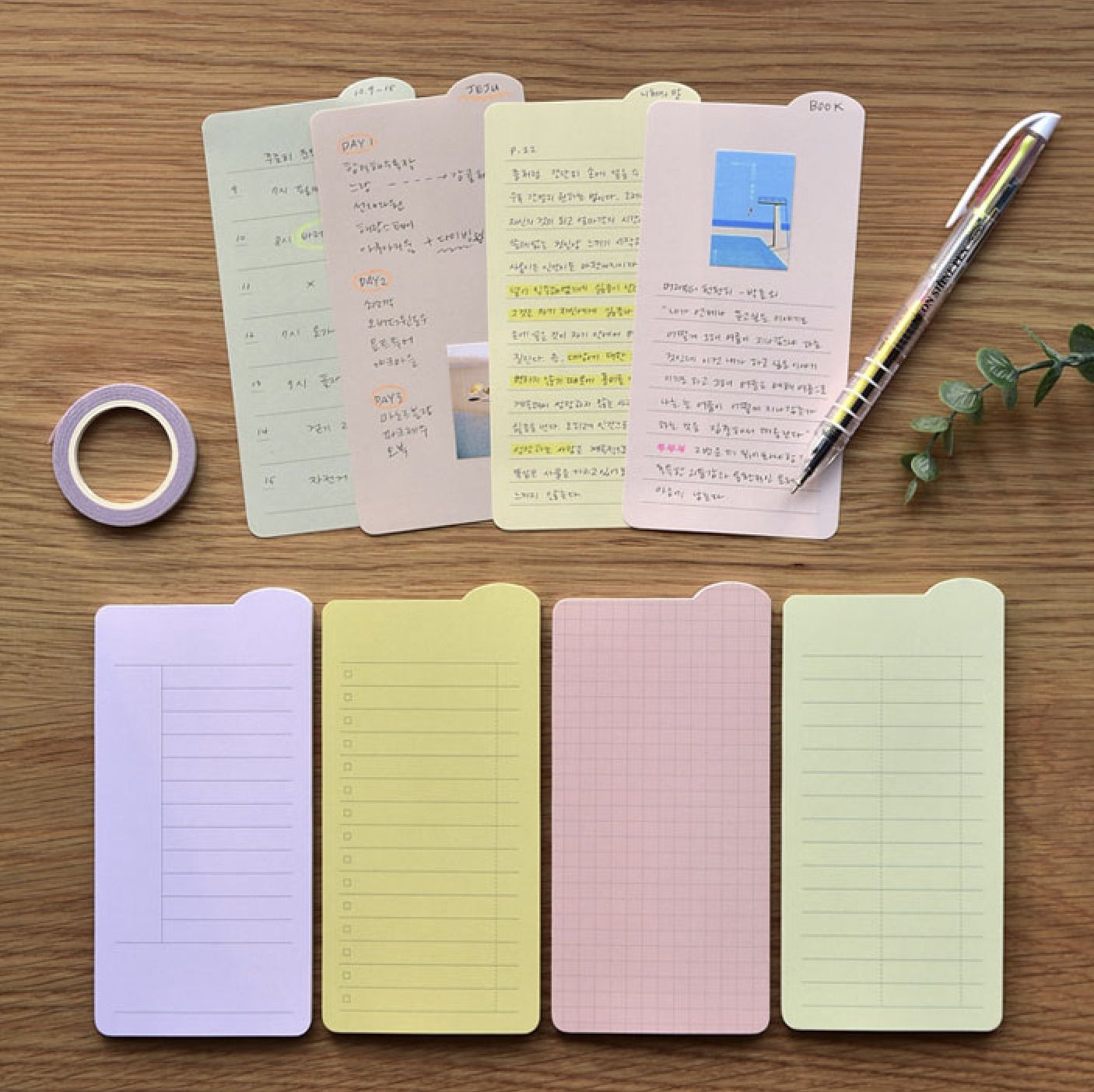 MochiThings: Colorful Rounded Edge Index Sticky Note