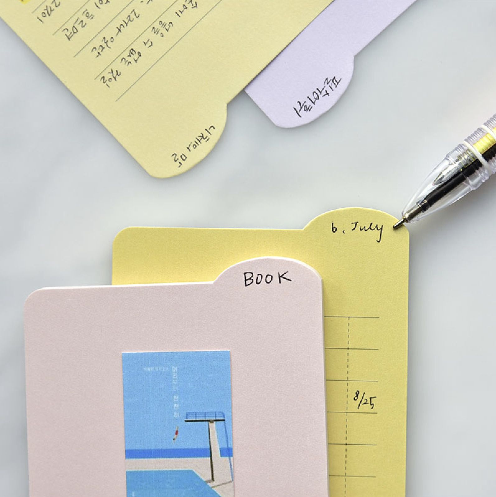 MochiThings: Colorful Rounded Edge Index Sticky Note