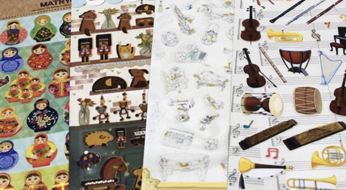 MochiThings: Musical Instrument Paper Sticker