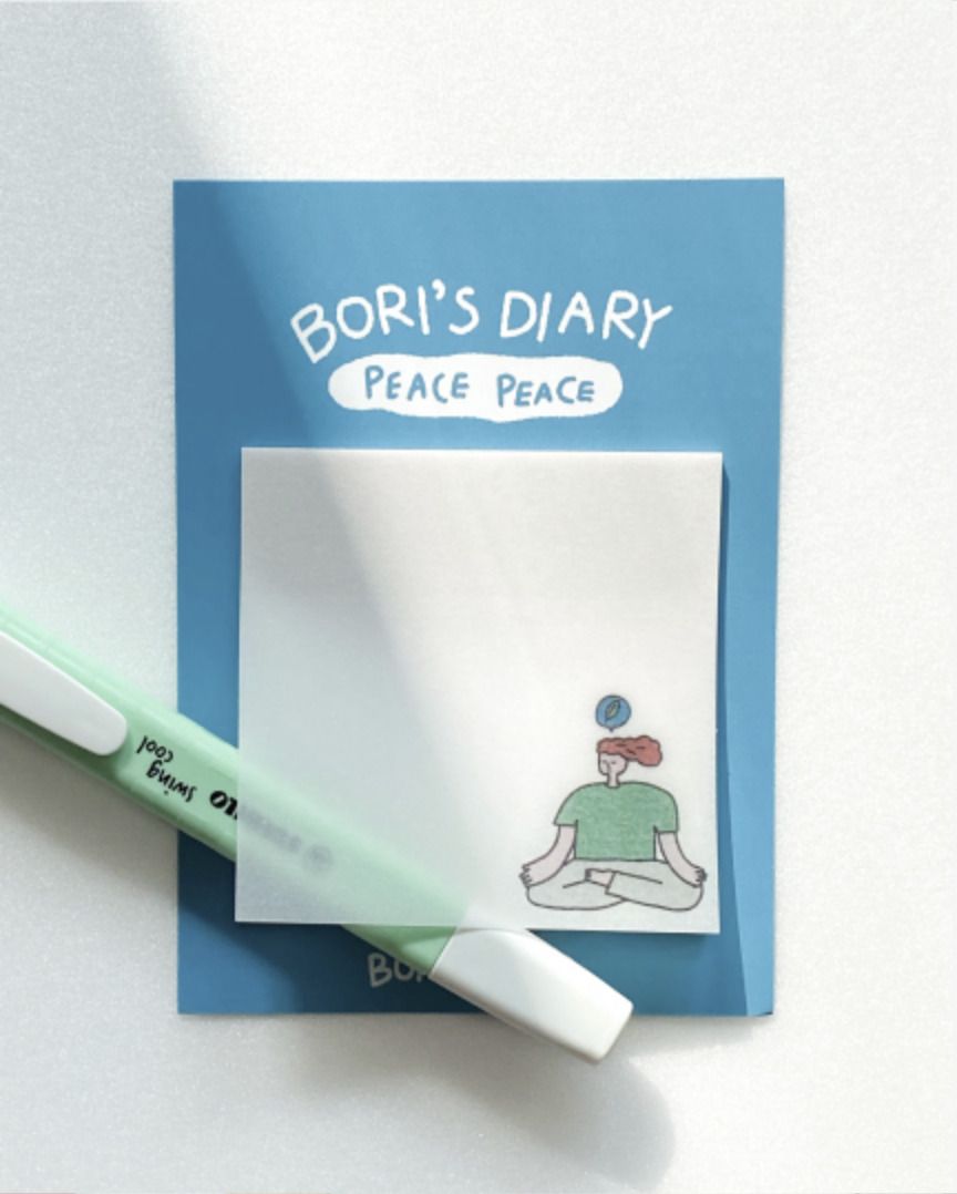 MochiThings: Bori's Diary Tracing Sticky Note