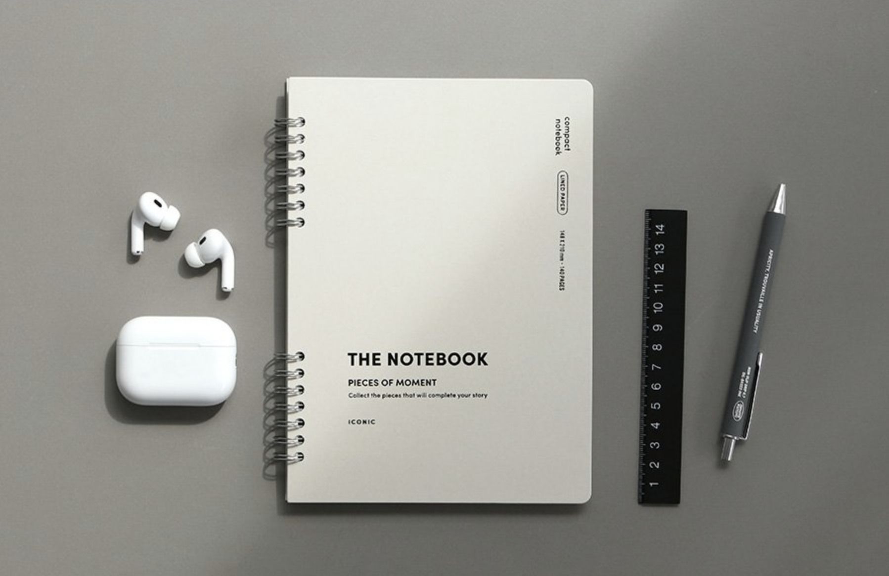MochiThings: Compact A5 Hardcover Lined Notebook
