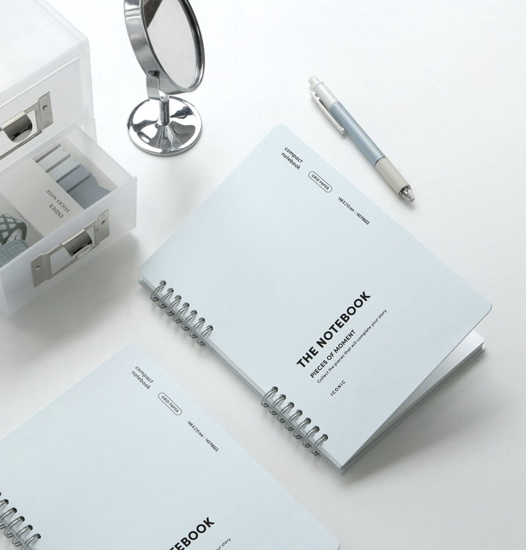 MochiThings: Compact A5 Hardcover Grid Notebook