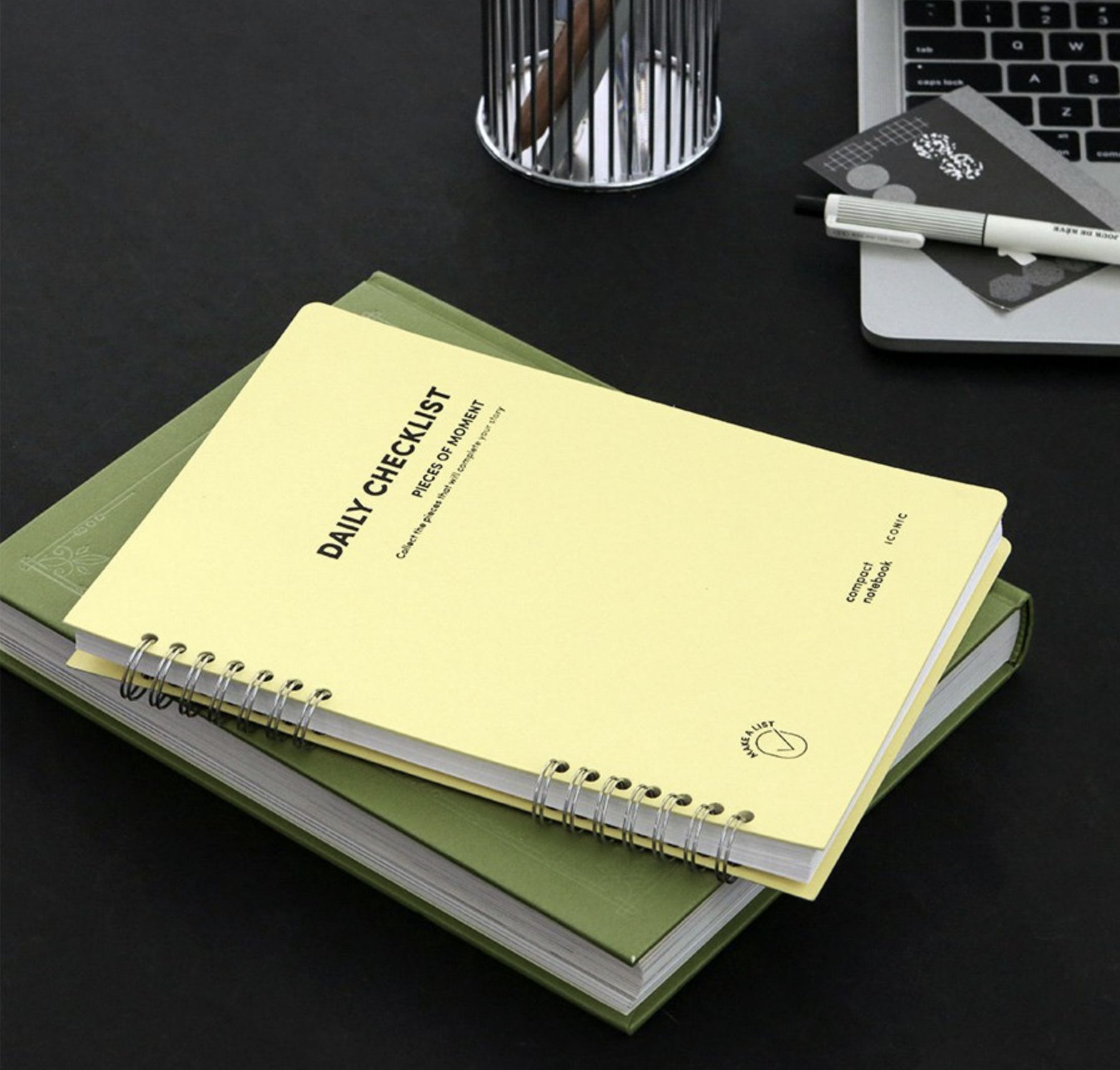 MochiThings: Compact A5 Hardcover Checklist Notebook