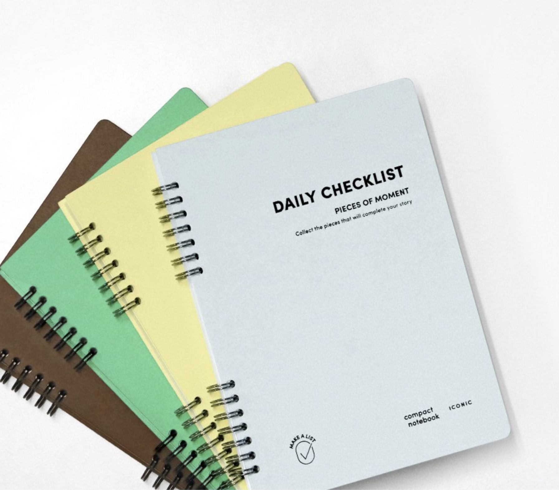 MochiThings: Compact A5 Hardcover Checklist Notebook