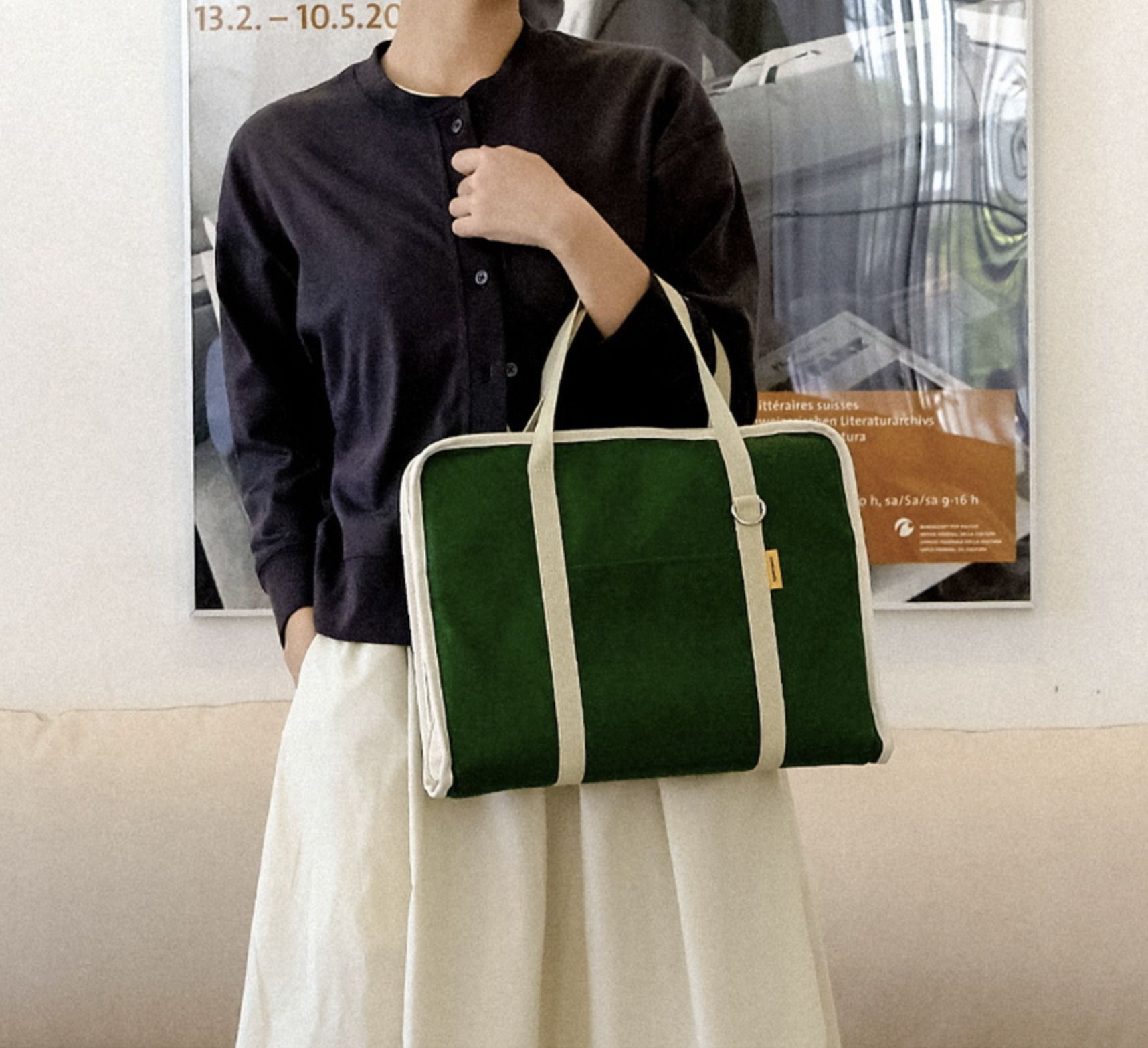 MochiThings: Canvas 14 in. Laptop Tote Bag