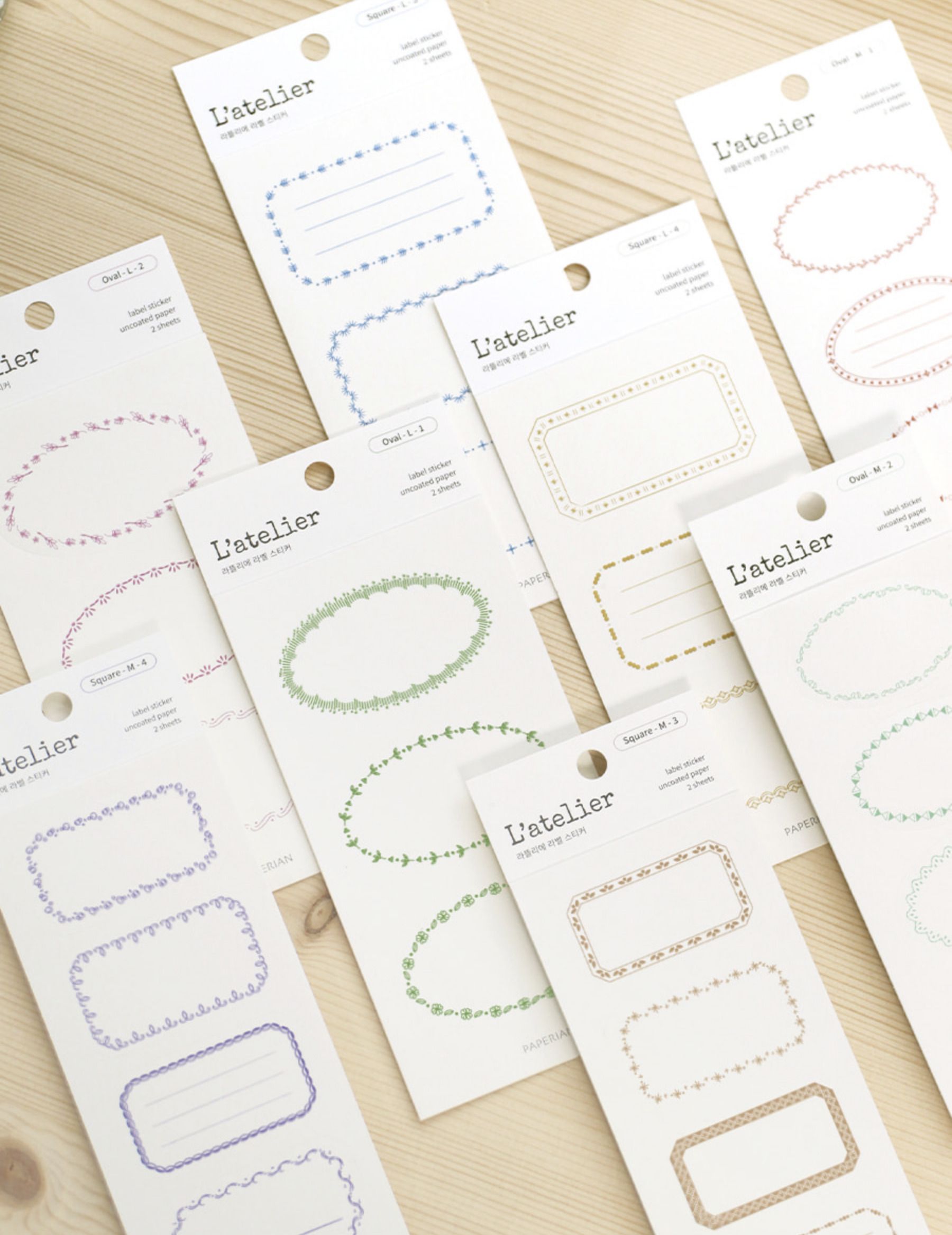 MochiThings: 2pcs Simple Label Sticker Set
