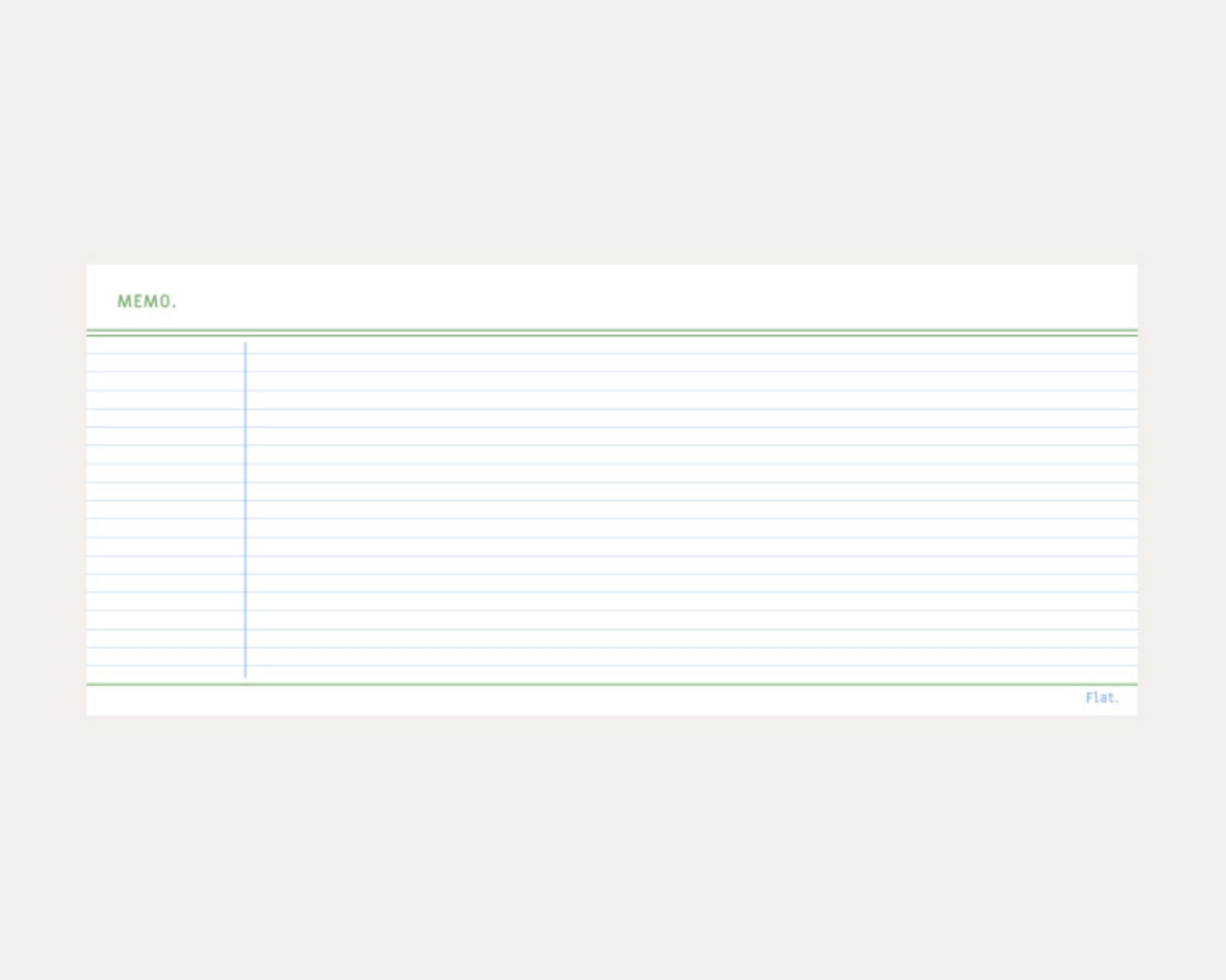 MochiThings: Small Flat Notepad