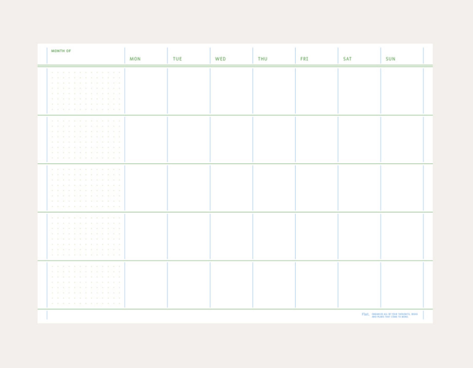 MochiThings: Large A4 Flat Notepad