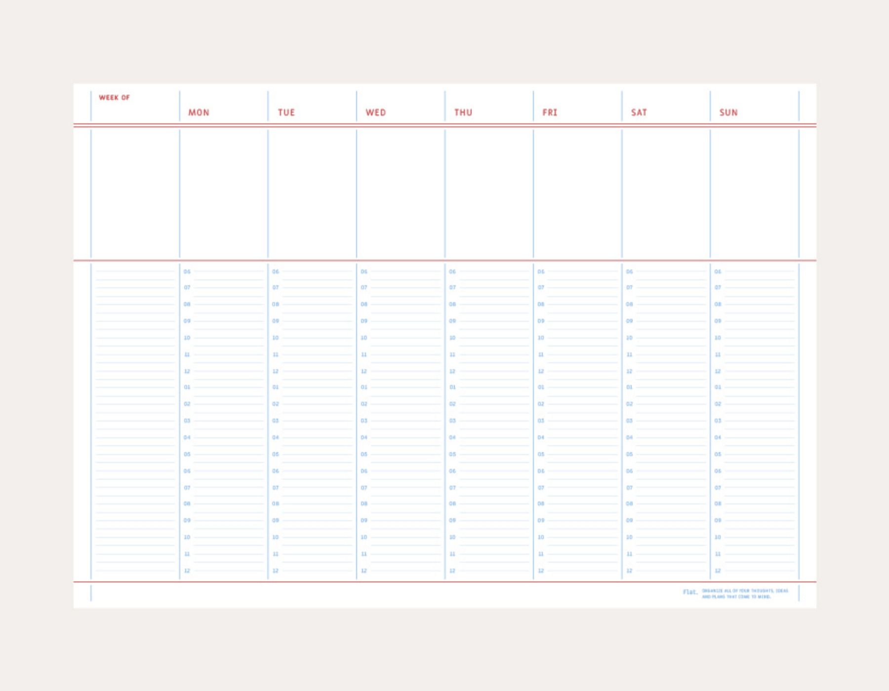 MochiThings: Large A4 Flat Notepad
