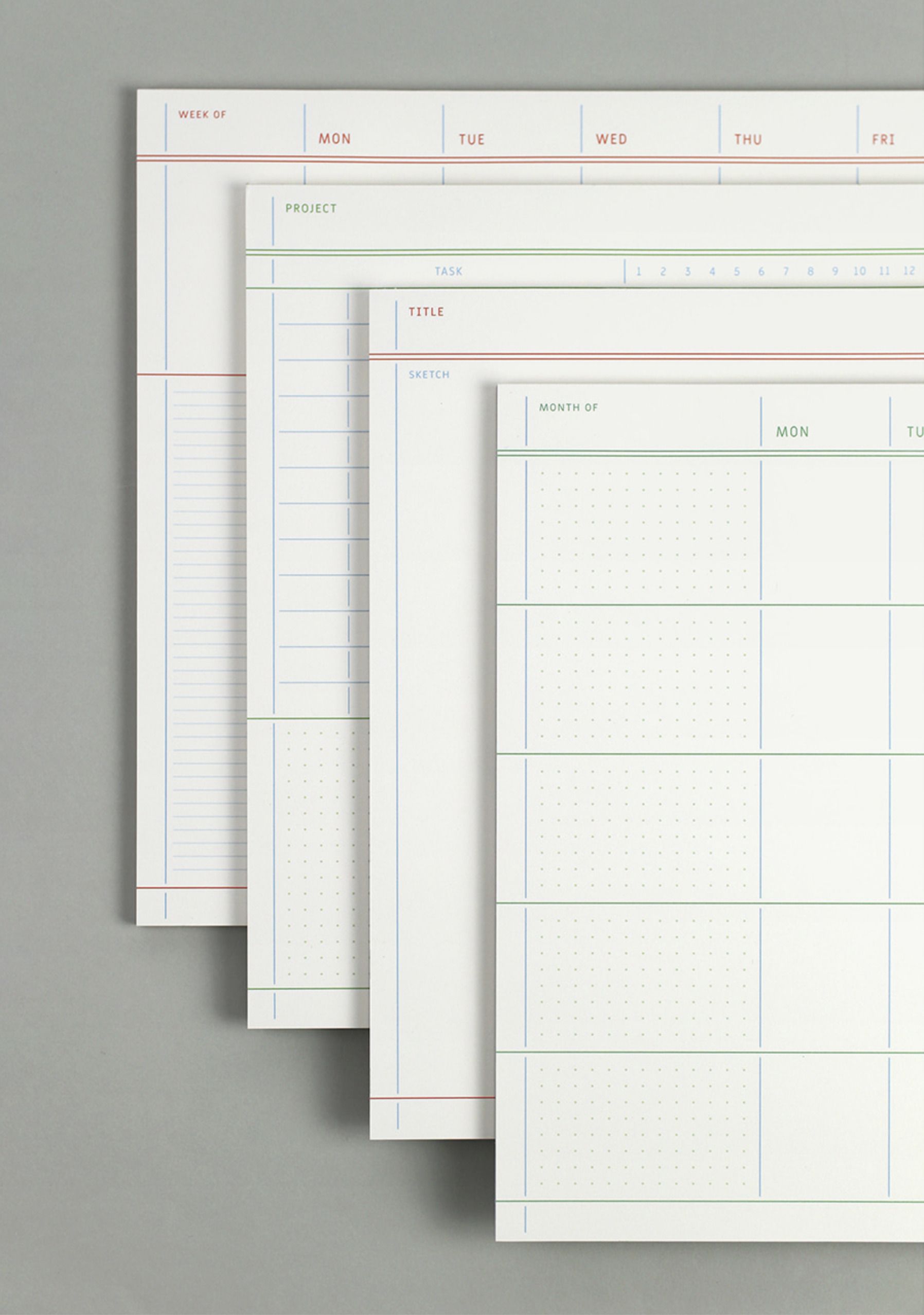 MochiThings: Large A4 Flat Notepad