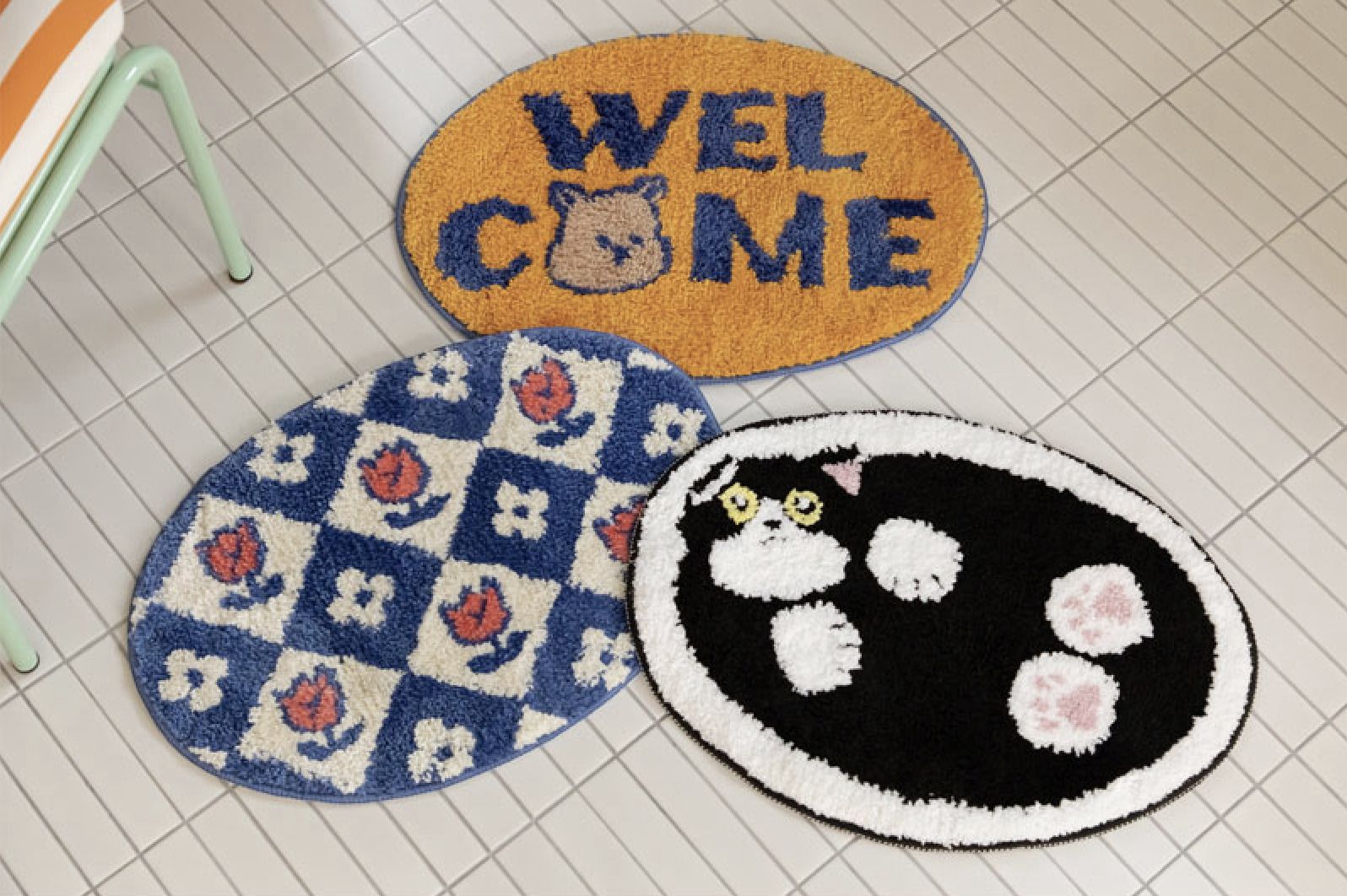 MochiThings: My Buddy Oval Indoor Mat