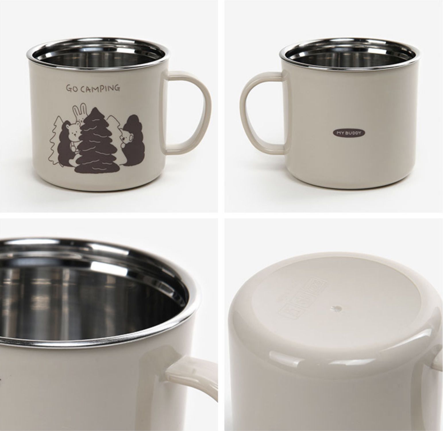 MochiThings: 4pcs My Buddy Stainless Steel Mug Set