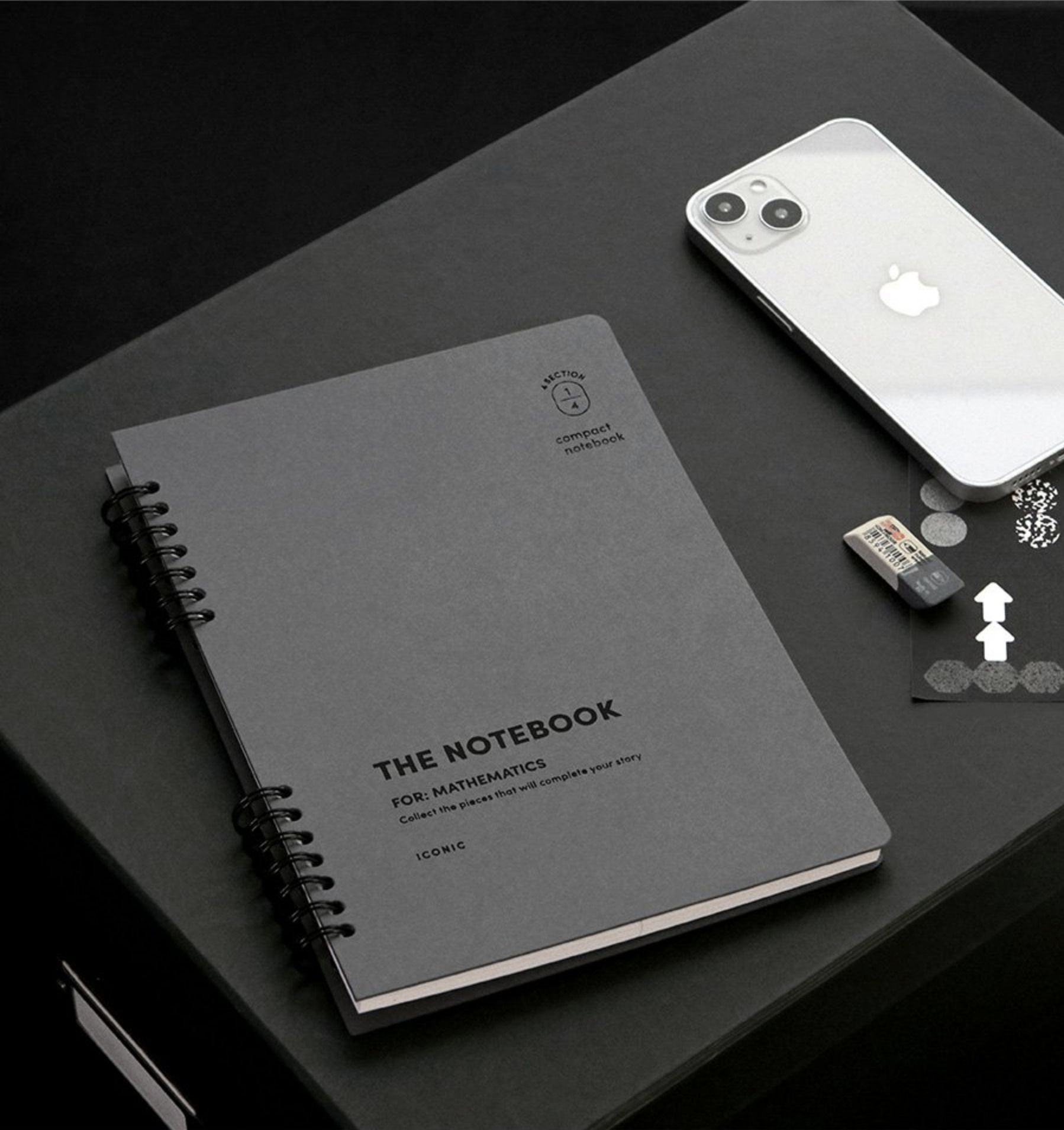 MochiThings: Compact A5 Hardcover Math Notebook