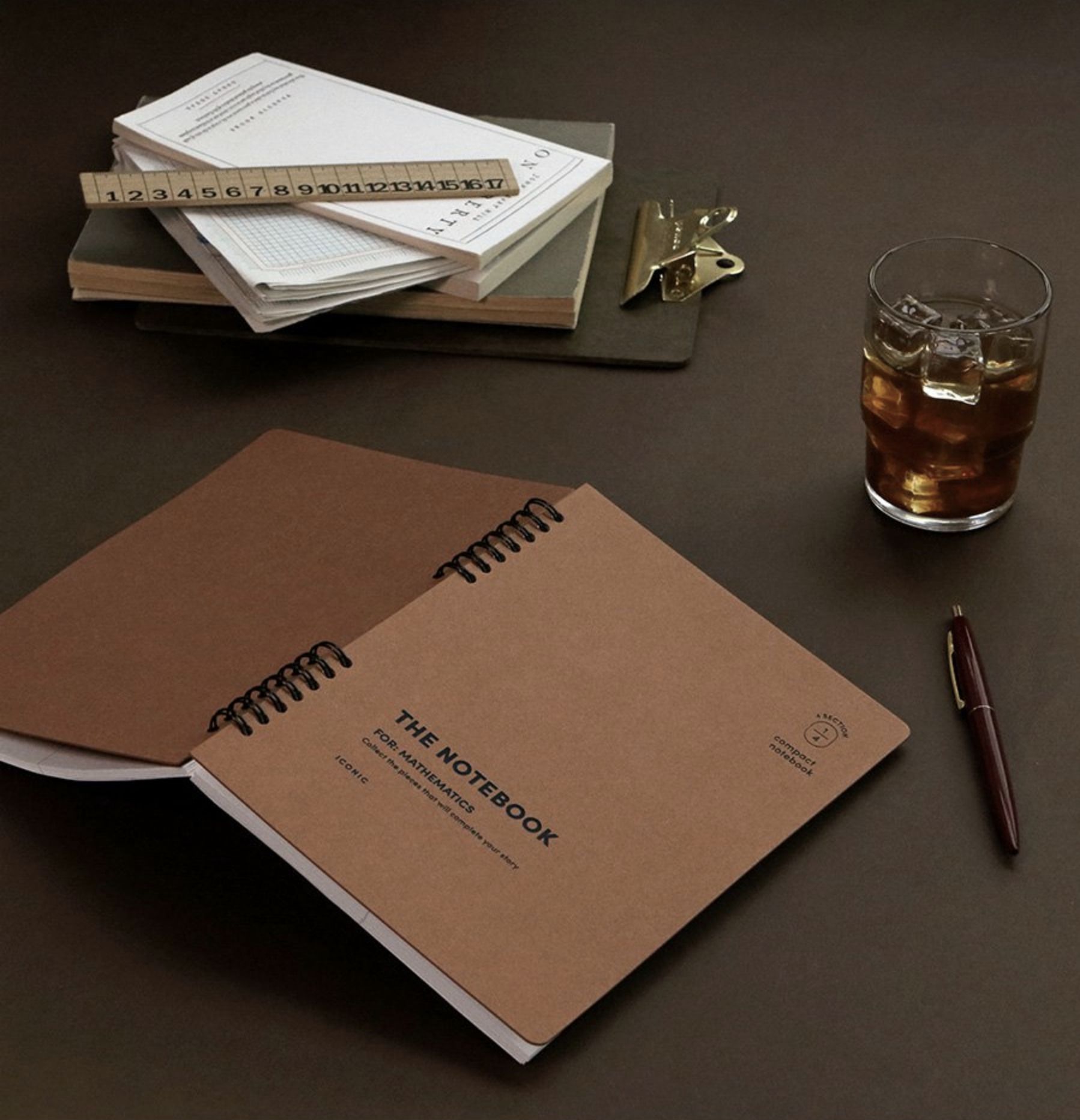 MochiThings: Compact A5 Hardcover Math Notebook