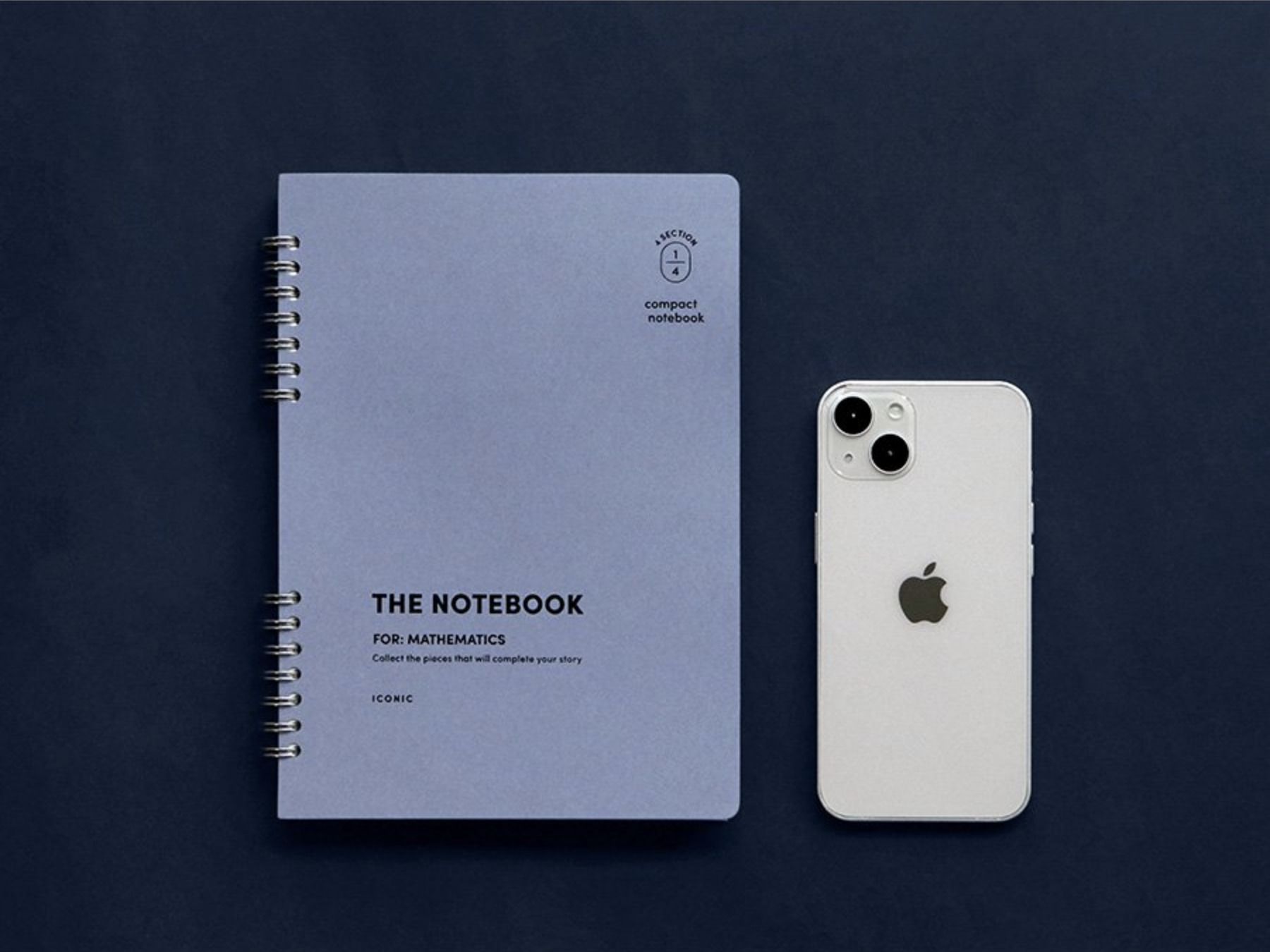MochiThings: Compact A5 Hardcover Math Notebook