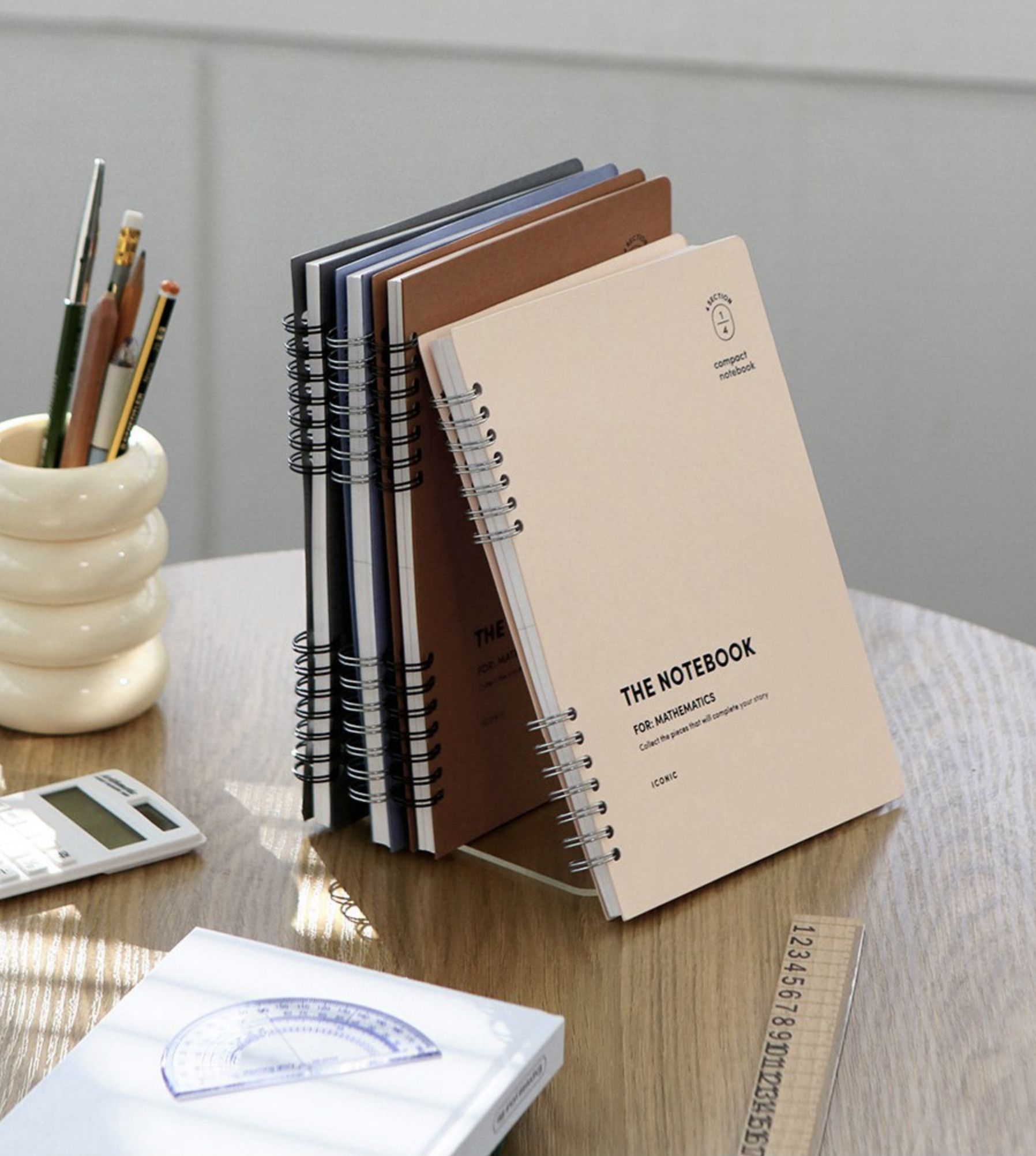 MochiThings: Compact A5 Hardcover Math Notebook