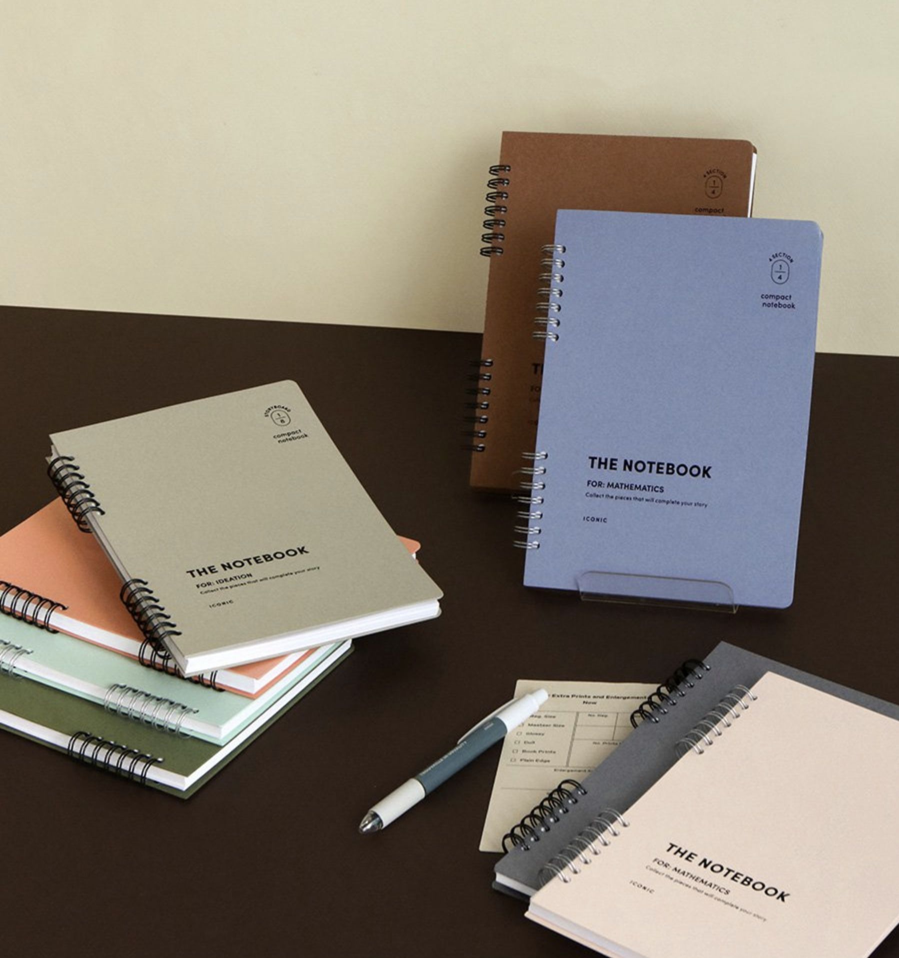 MochiThings: Compact A5 Hardcover Math Notebook