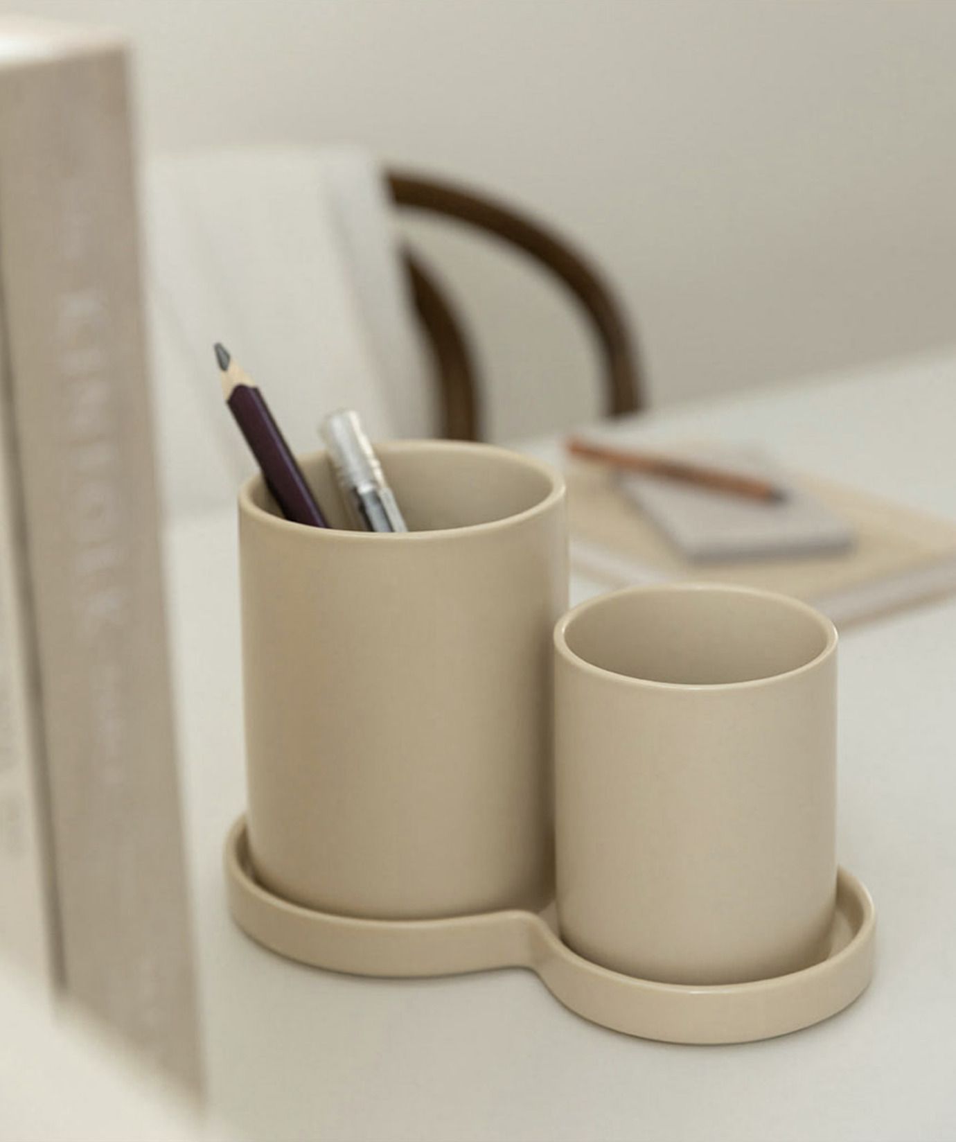 MochiThings: 3pcs Basic Ceramic Utensil Holder Set