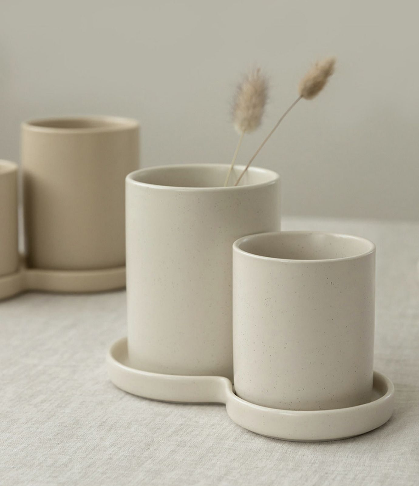 MochiThings: 3pcs Basic Ceramic Utensil Holder Set