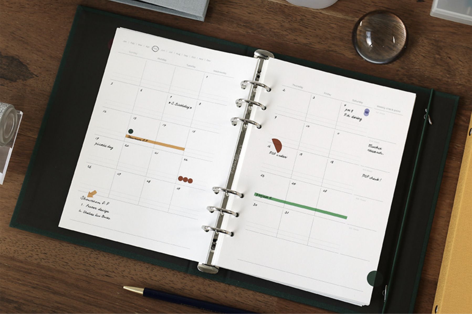 MochiThings: Attitude Hardcover 6 Ring A5 Planner