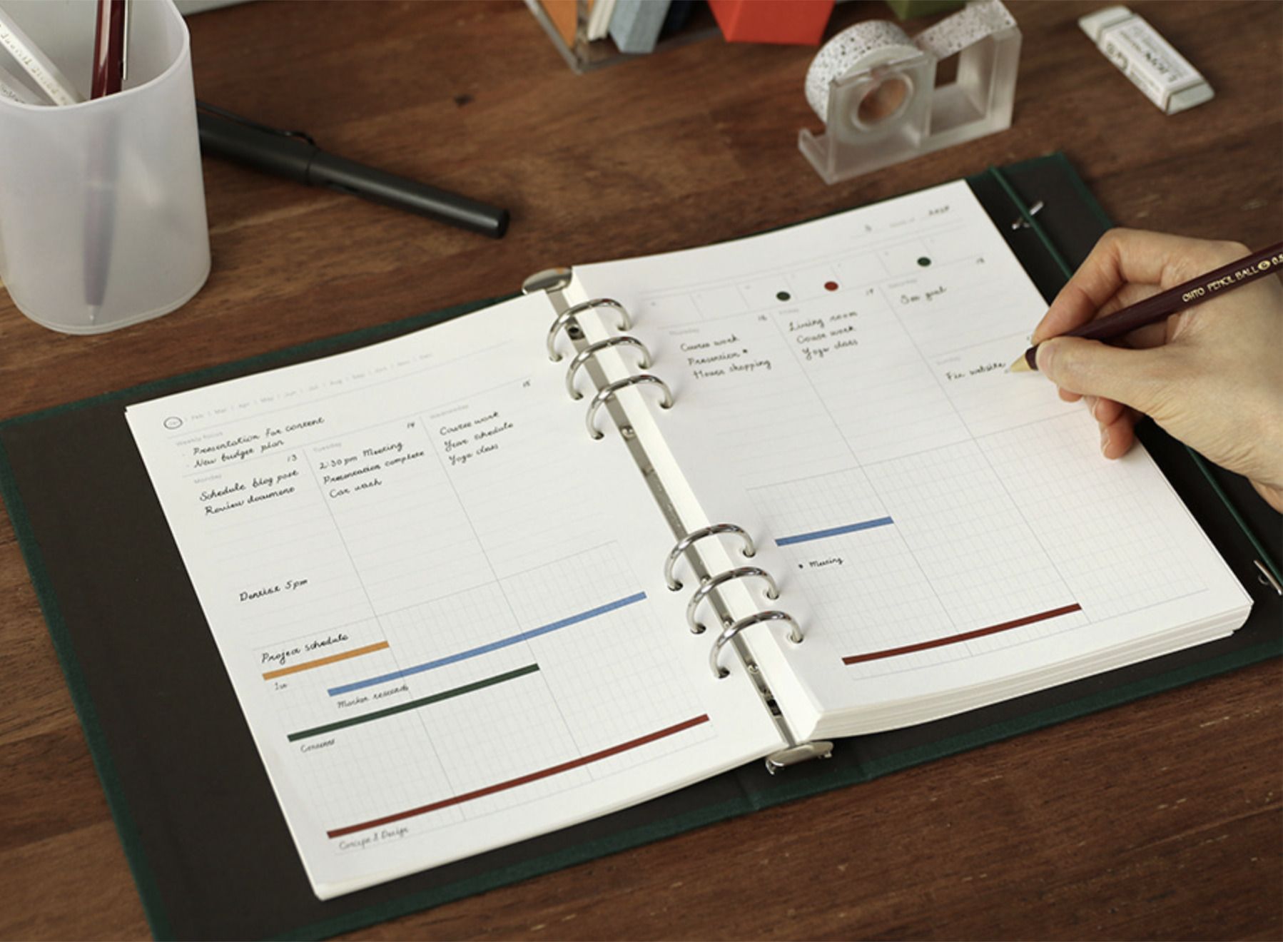 MochiThings: Attitude Hardcover 6 Ring A5 Planner