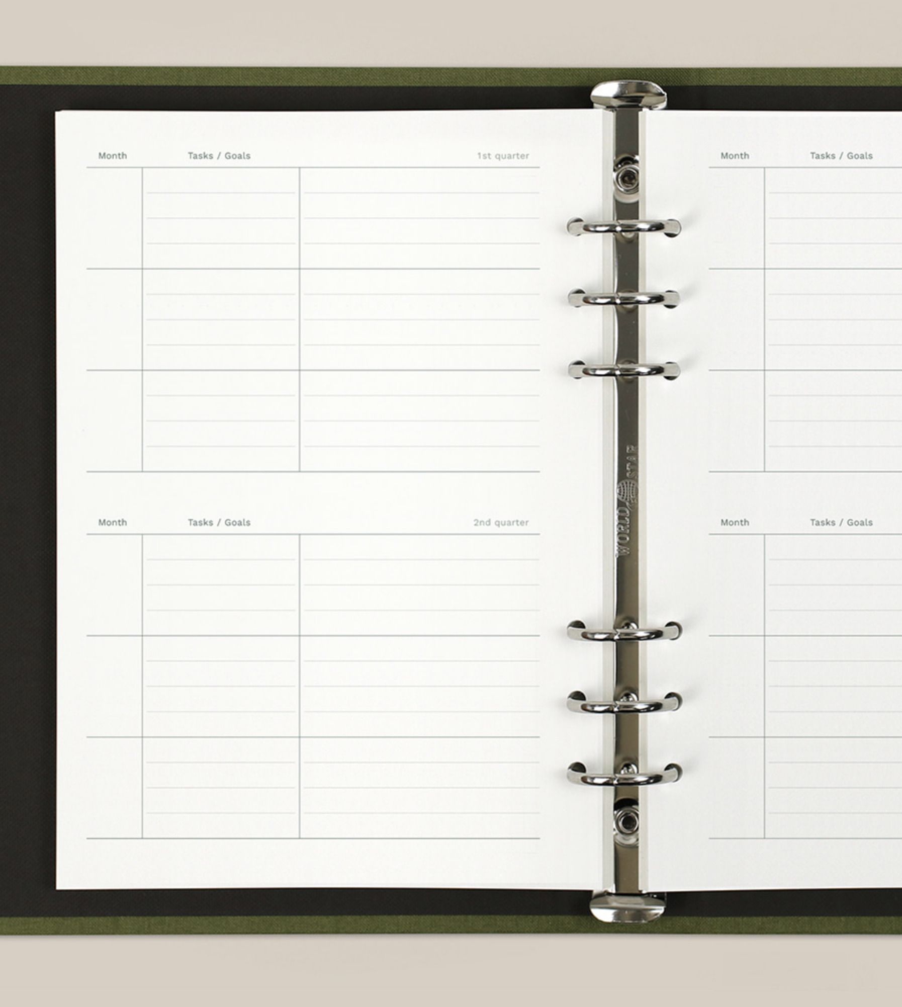 MochiThings: Attitude 6 Ring A5 Planner Refill