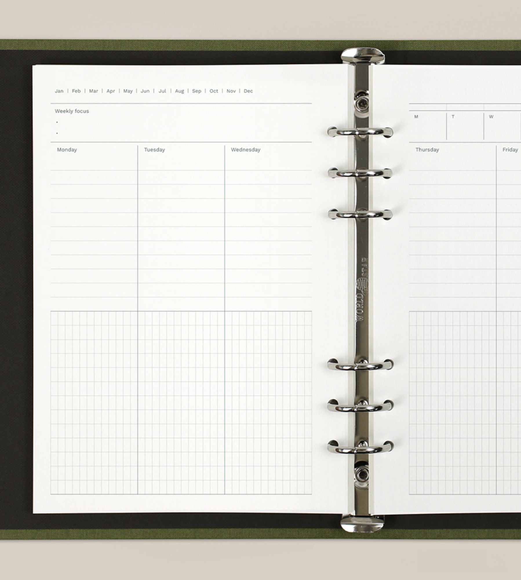 MochiThings: Attitude 6 Ring A5 Planner Refill