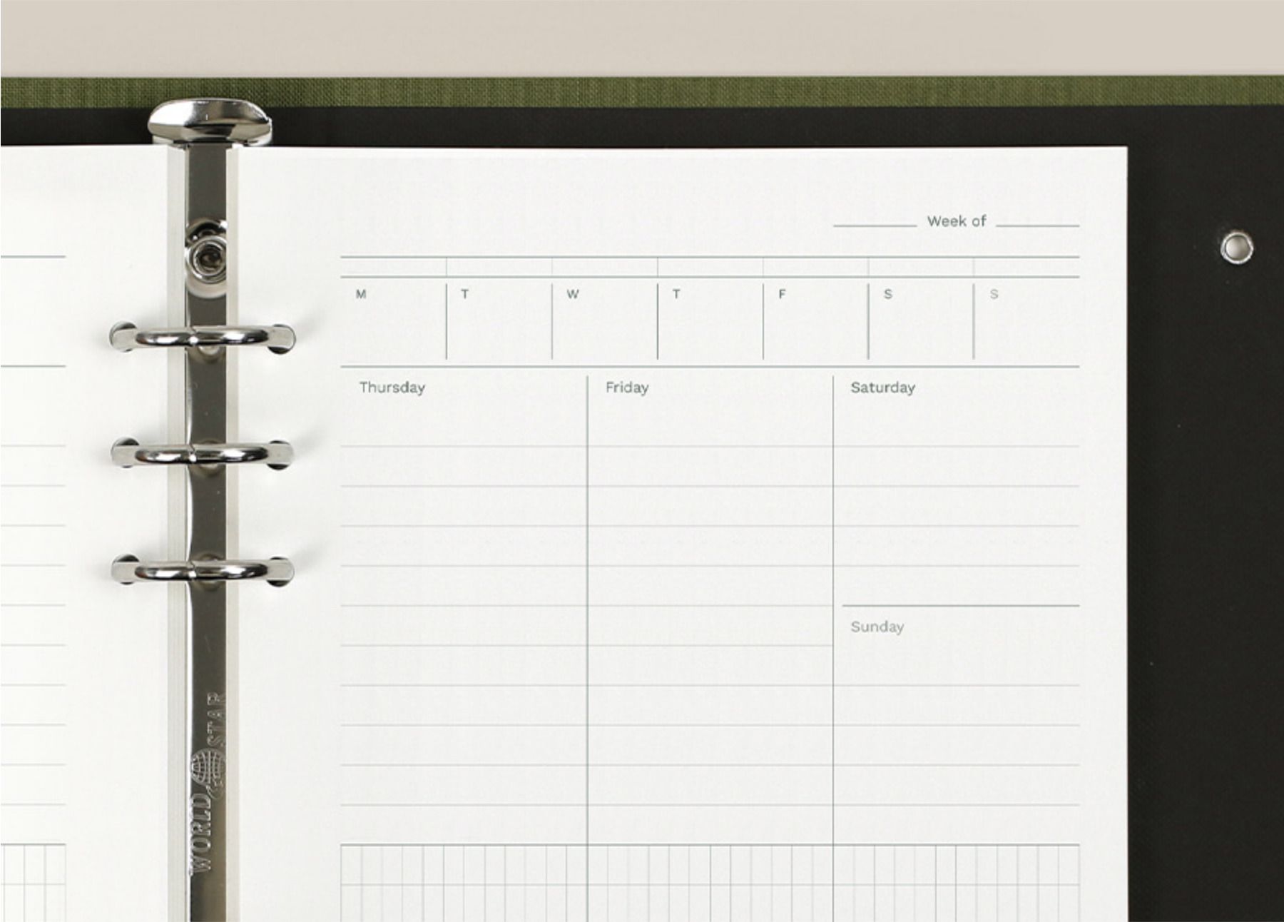 MochiThings: Attitude 6 Ring A5 Planner Refill