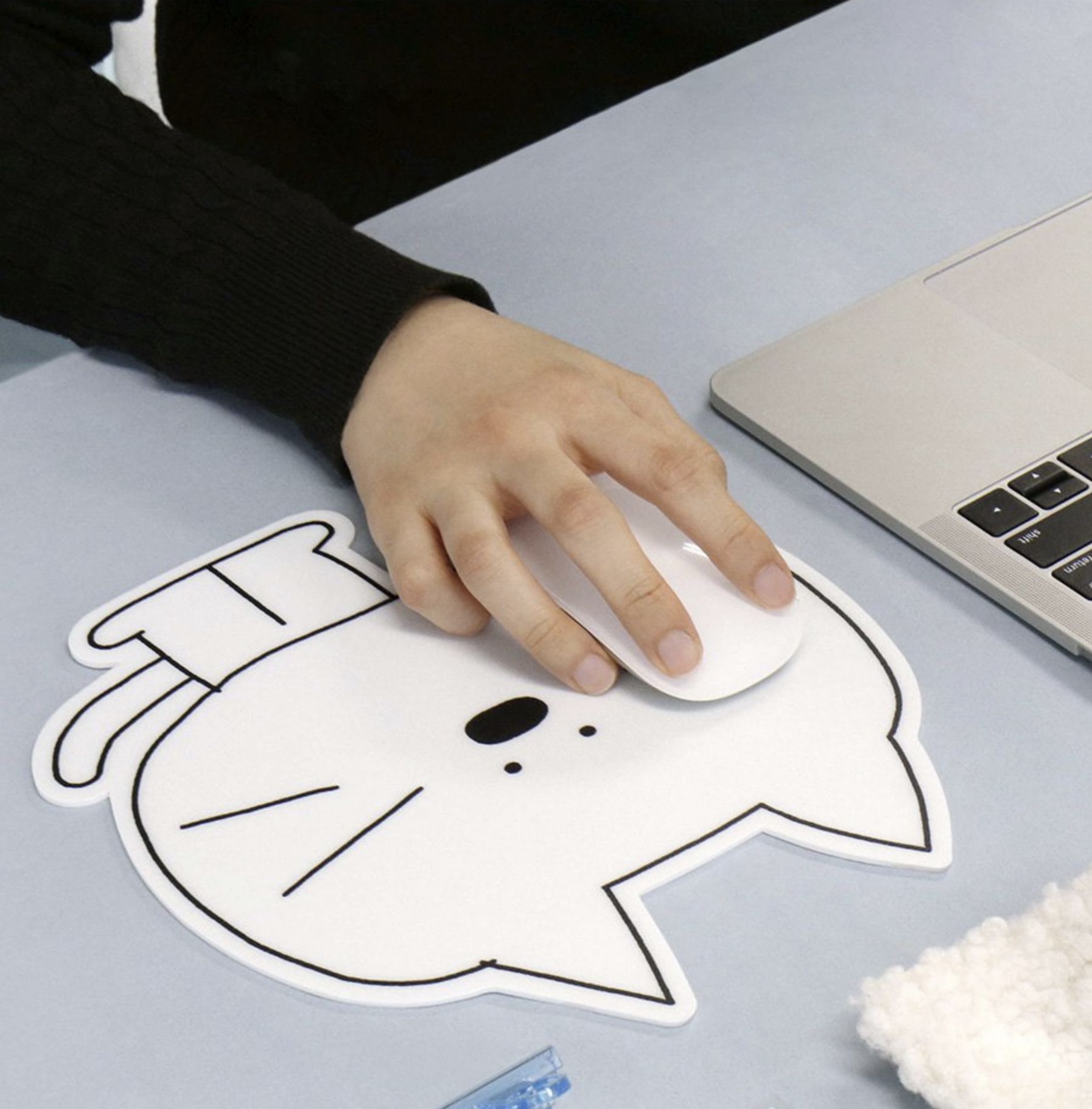 MochiThings: B&W Doodle Mouse Pad