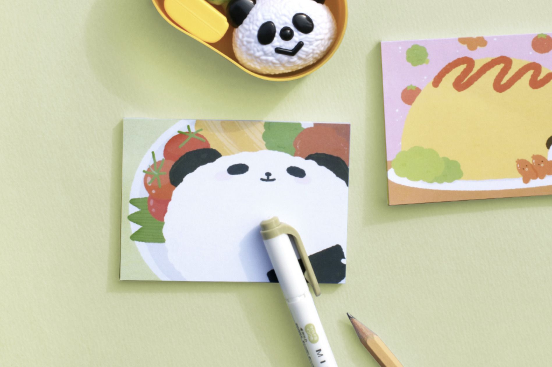 MochiThings: Yummy Panda Sticky Note