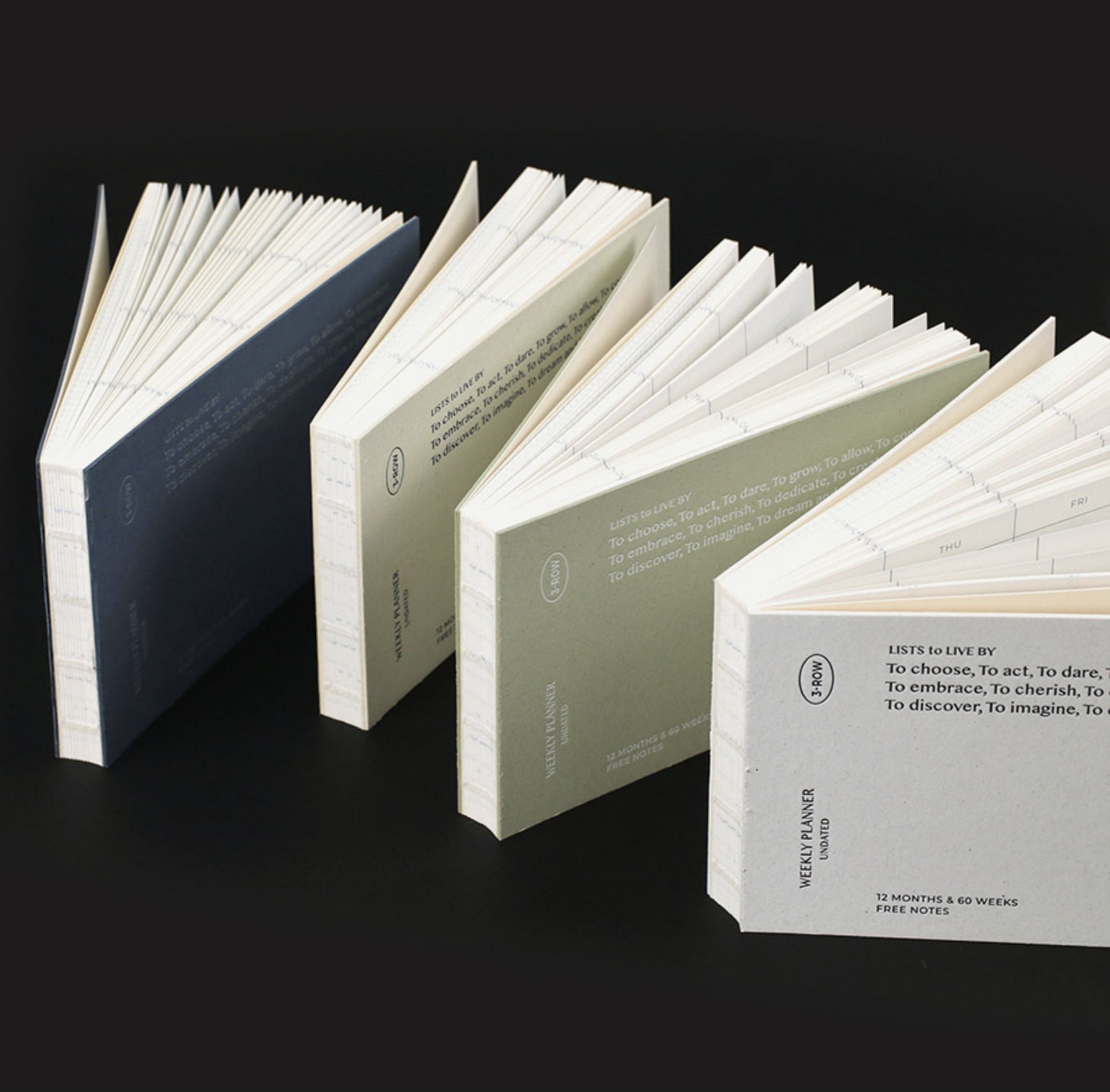 MochiThings: 3-Row Weekly Handy Planner