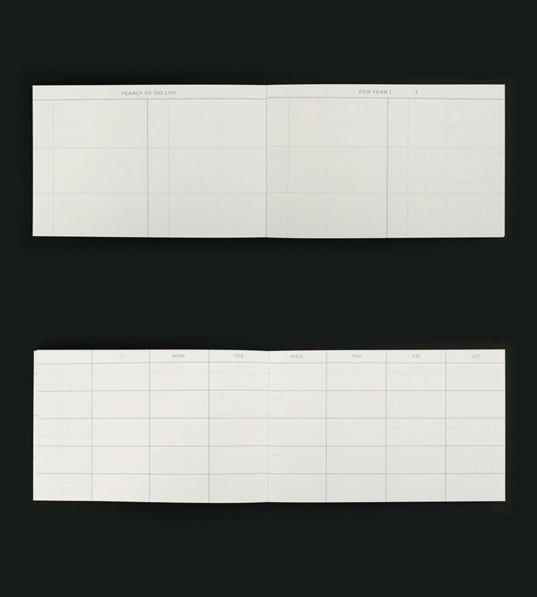 MochiThings: 3-Row Weekly Handy Planner