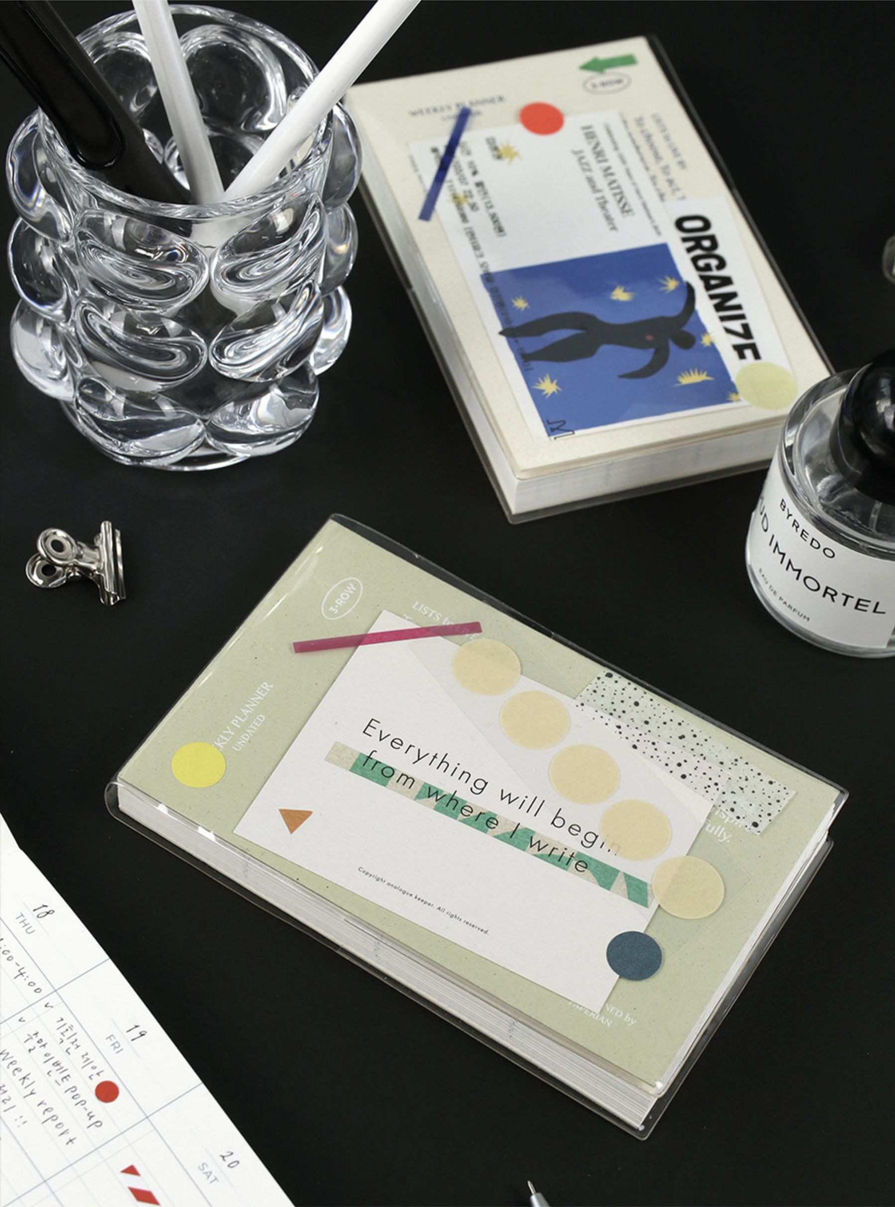 MochiThings: 3-Row Weekly Handy Planner