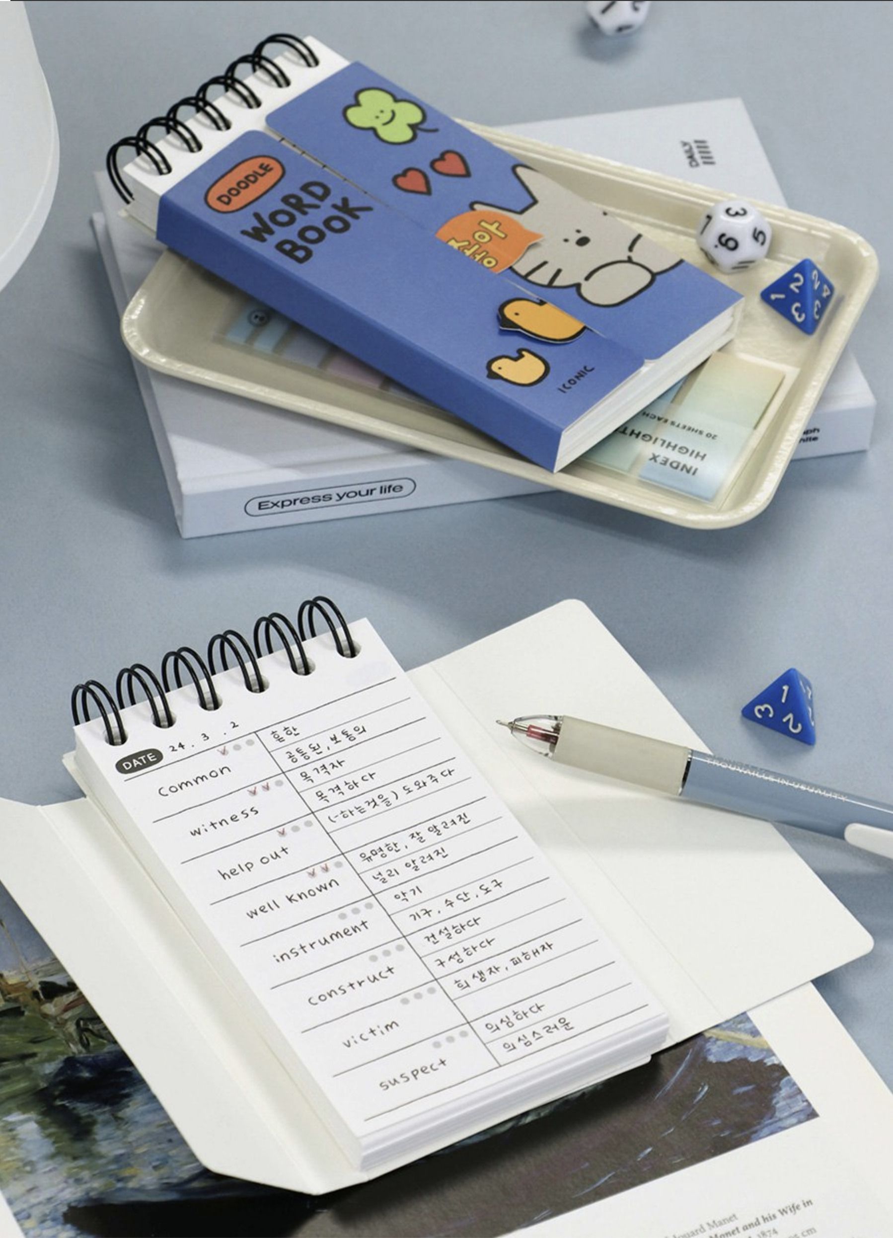 MochiThings: Doodle Vocab Word Notebook