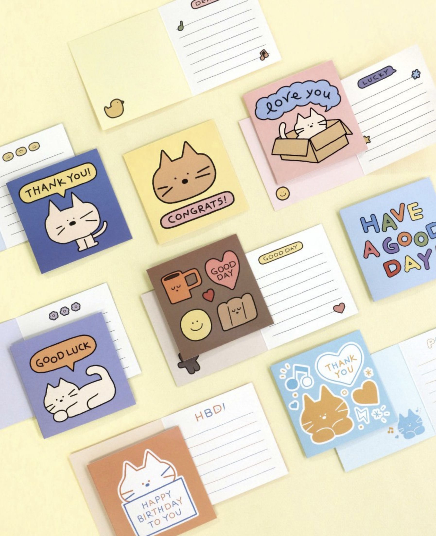 MochiThings: 24pcs Mini Doodle Card Set