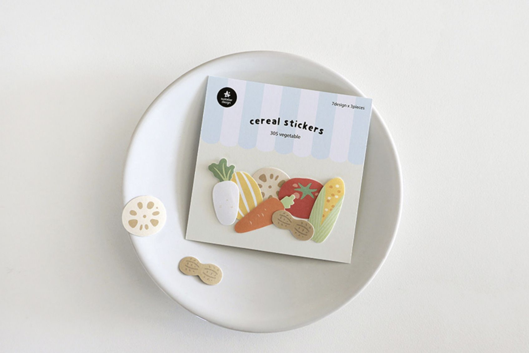 MochiThings: 21pcs Vegetable Cereal Sticker Set