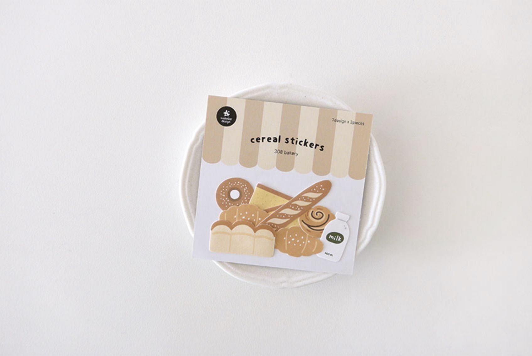 MochiThings: 21pcs Bakery Cereal Sticker Set