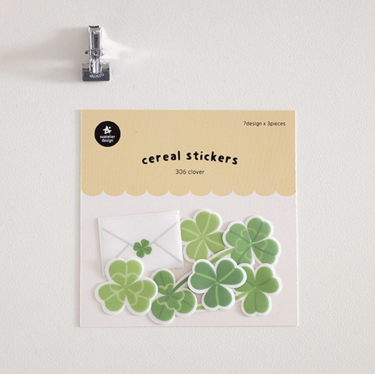 MochiThings: 21pcs Clover Cereal Sticker Set