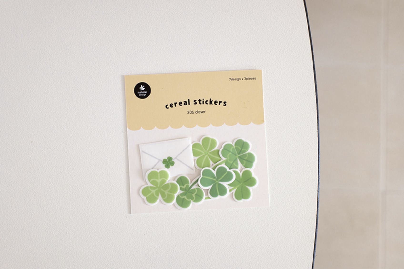 MochiThings: 21pcs Clover Cereal Sticker Set