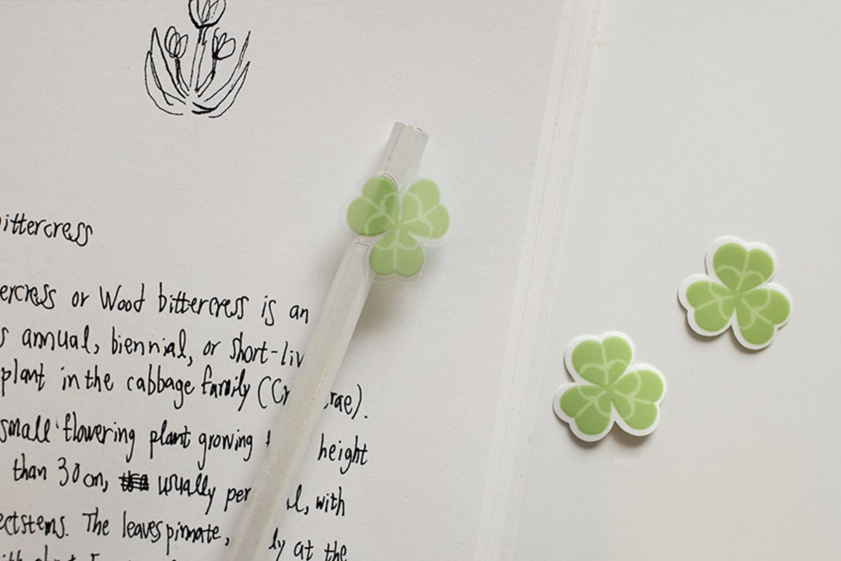 MochiThings: 21pcs Clover Cereal Sticker Set