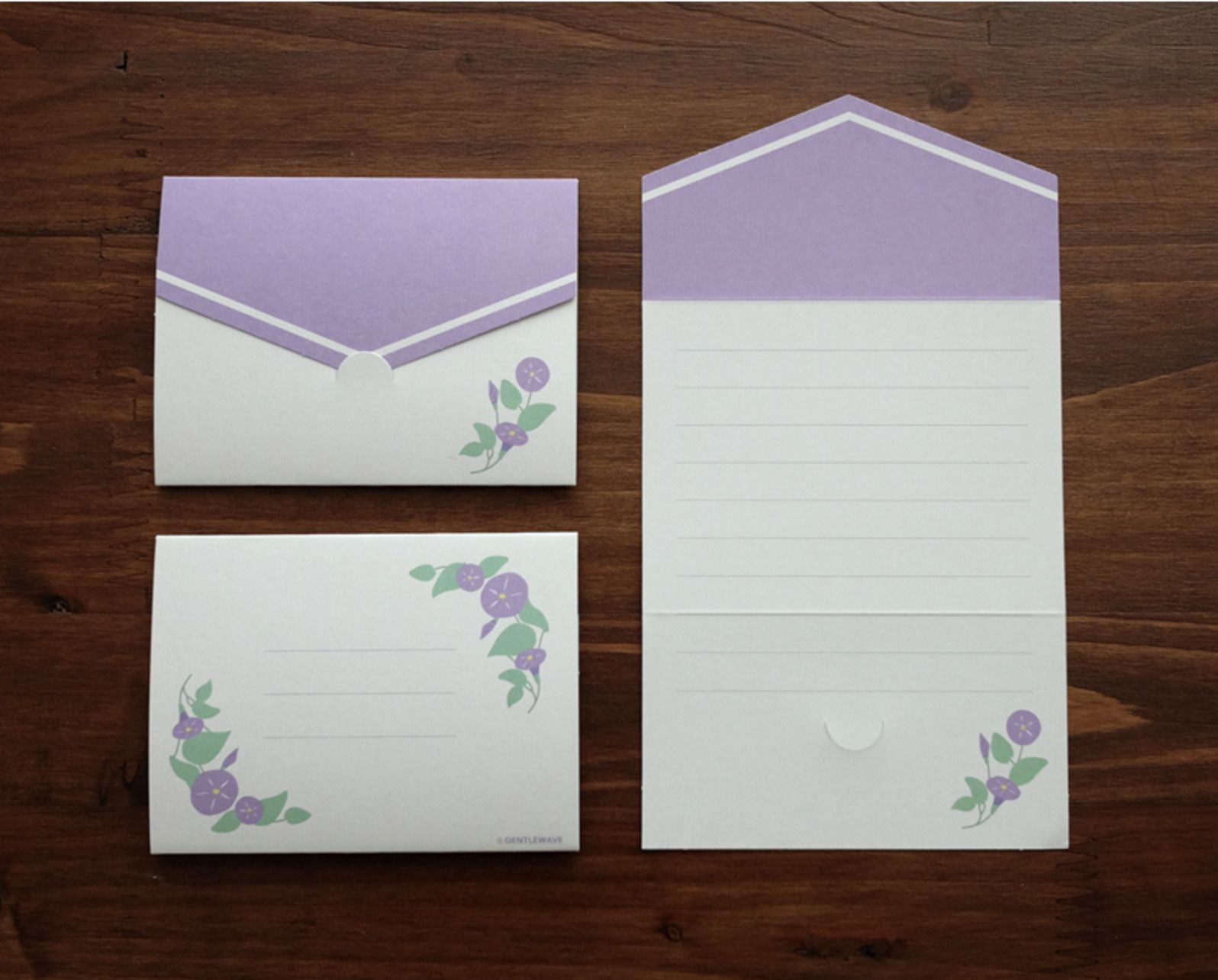 MochiThings: 2pcs Mini Pattern Envelope Card Set