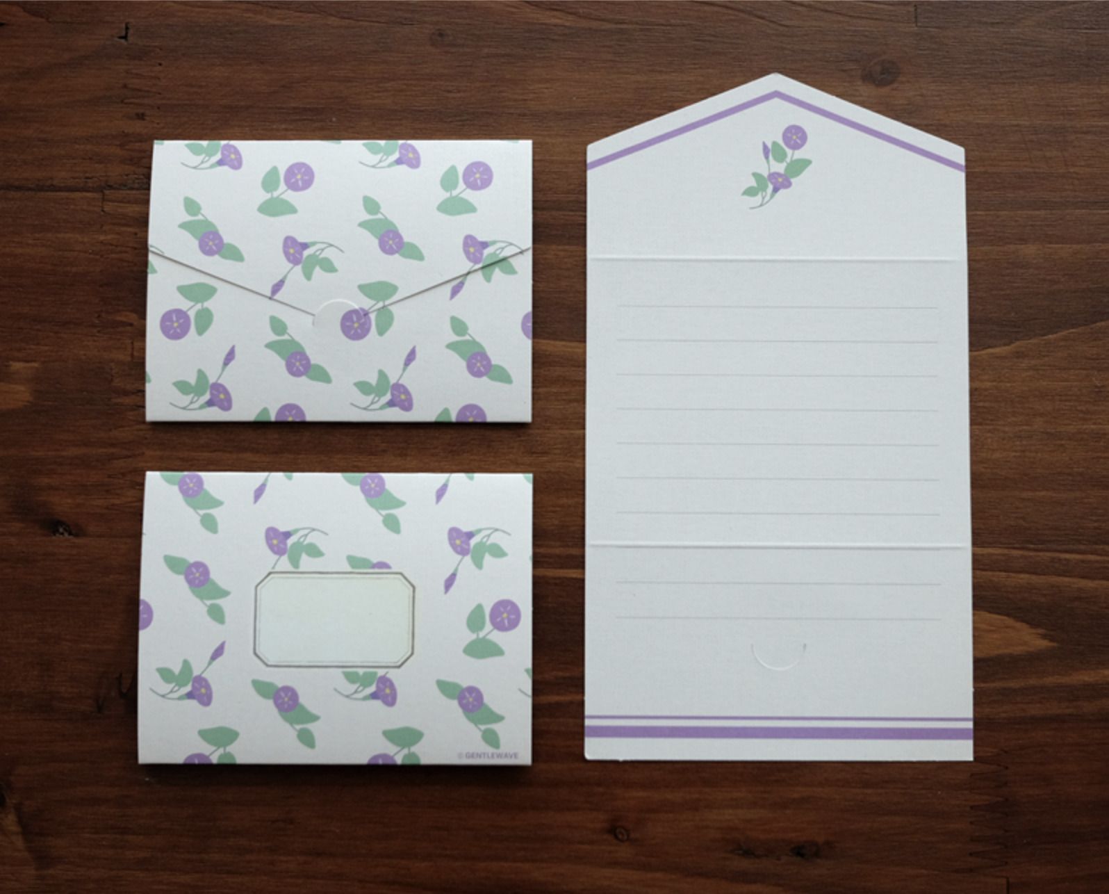 MochiThings: 2pcs Mini Pattern Envelope Card Set