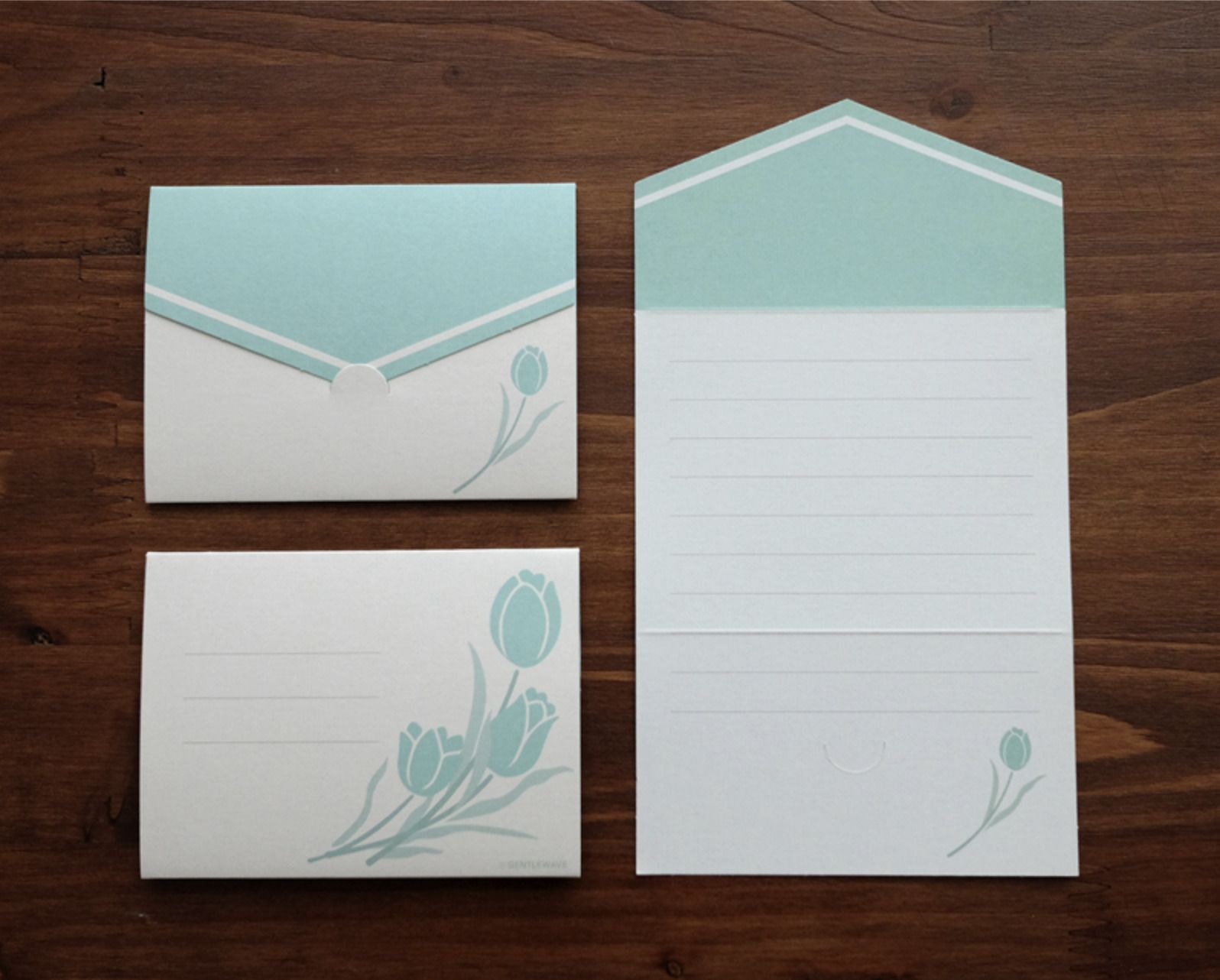 MochiThings: 2pcs Mini Pattern Envelope Card Set
