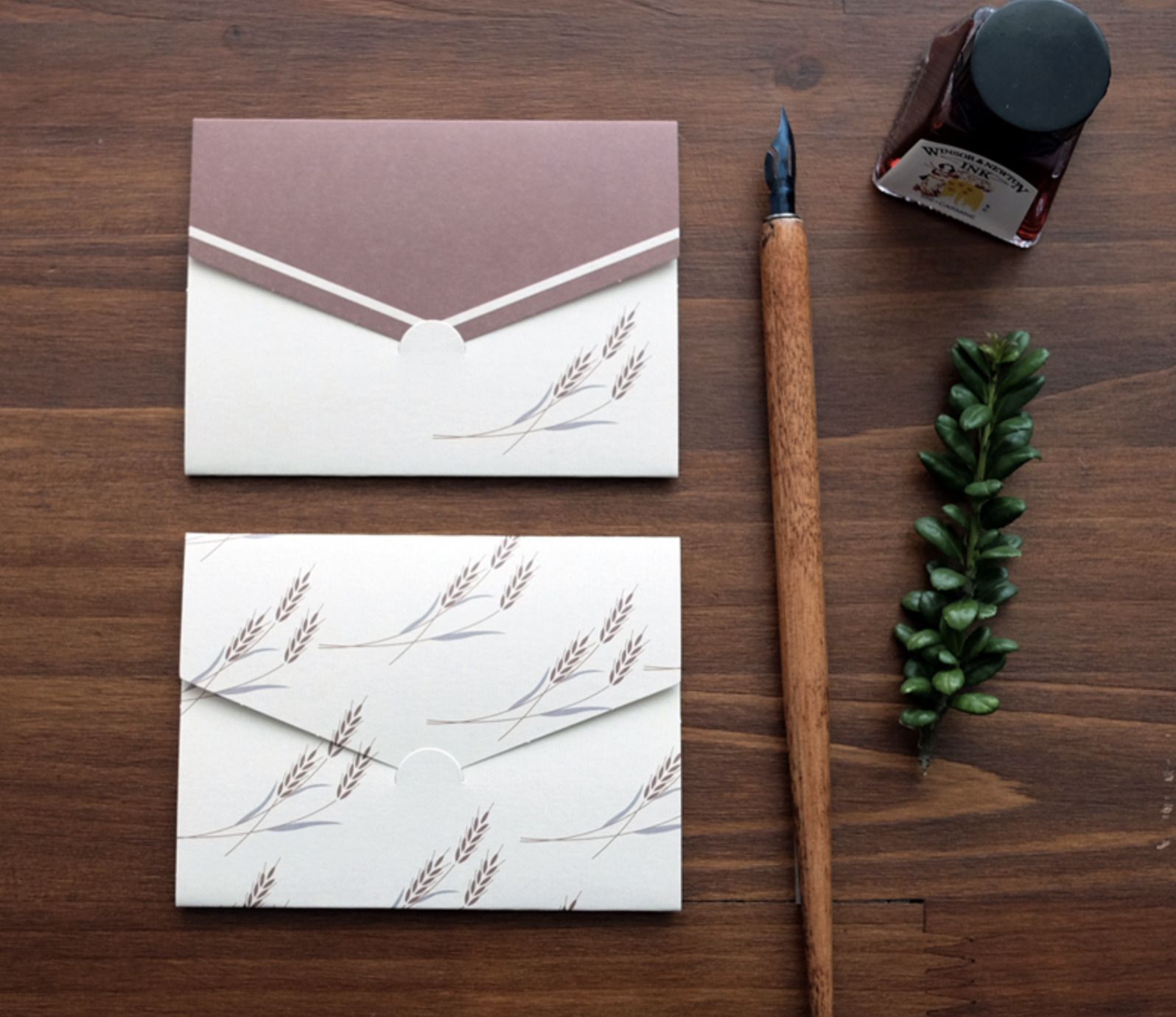 MochiThings: 2pcs Mini Pattern Envelope Card Set